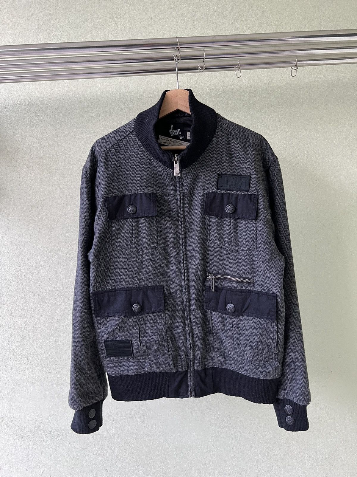 Lost × Lost Enterprises 💥LOST ENTERPISES ABUSE AND DESTROY WOOL BOMBER ...