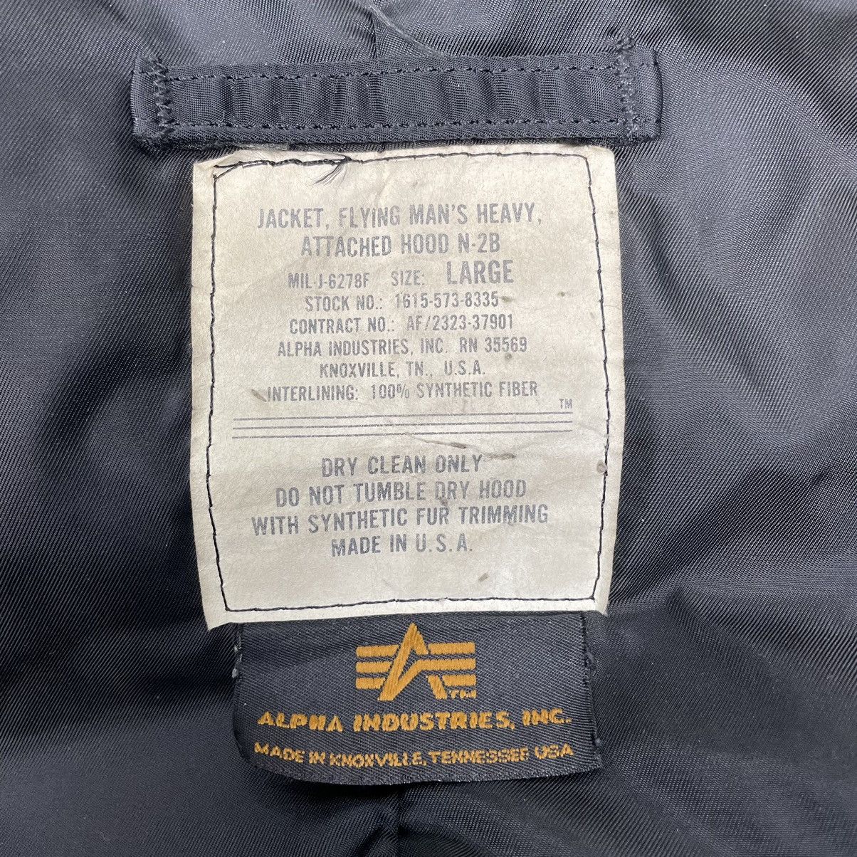 Alpha Industries × Military × Vintage ️ALPHA INDUSTRIES TYPE N2B ATTACH ...