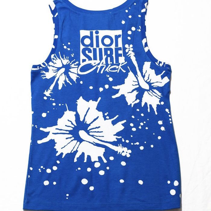 Dior Vintage Dior Surf Chick Collection Tank Top (very rare) | Grailed