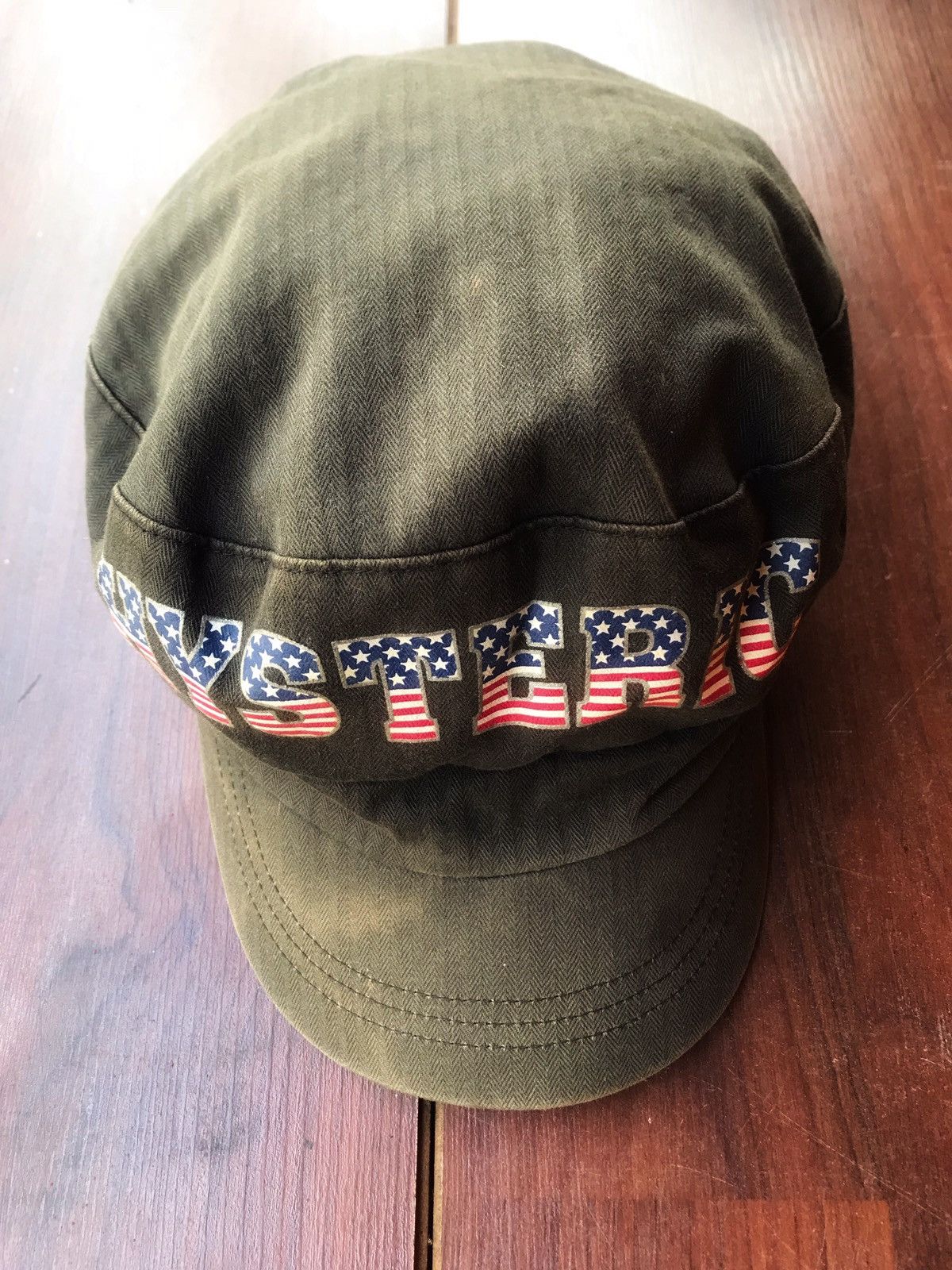 Vintage Hysteric Caps American Flag fonts | Grailed