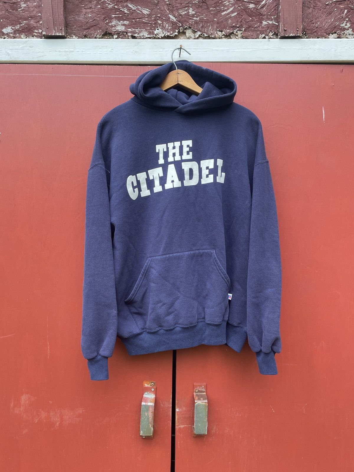 Vintage Vintage 90s Citadel Russell 2-Tone Hoodie Sweatshirt | Grailed