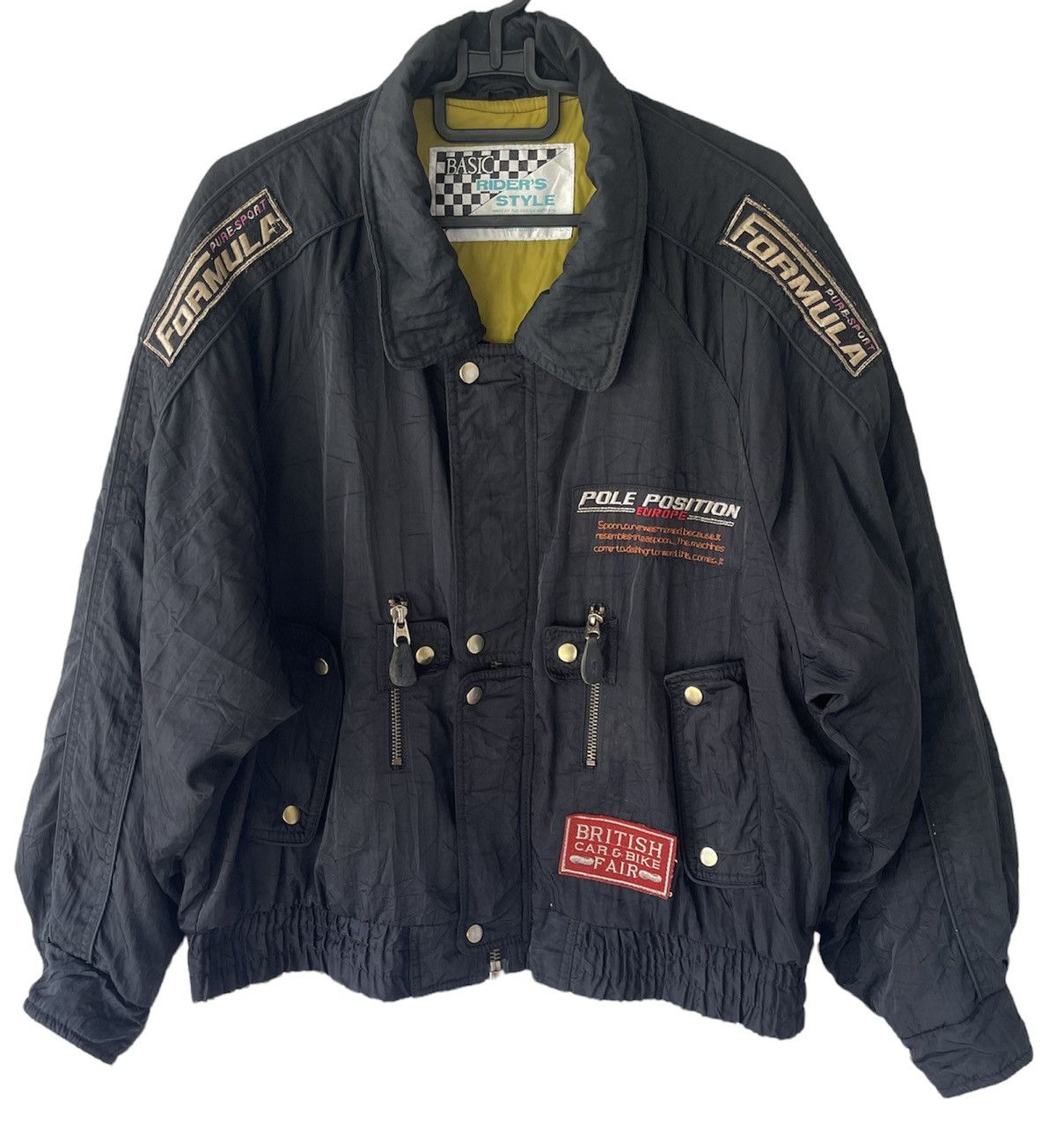 Vintage VINTAGE RIDER'S STYLE BOMBER JACKET RACING | Grailed