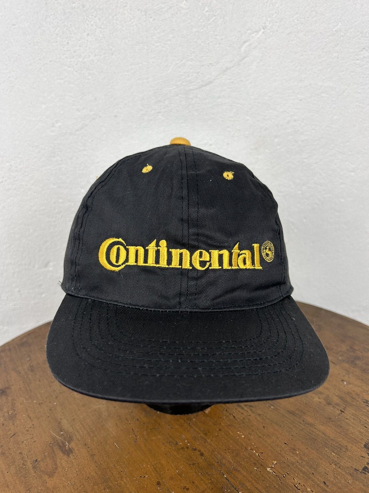 Vintage 00s Vintage Continental Racing Embroidered Logo Cap In Black ...