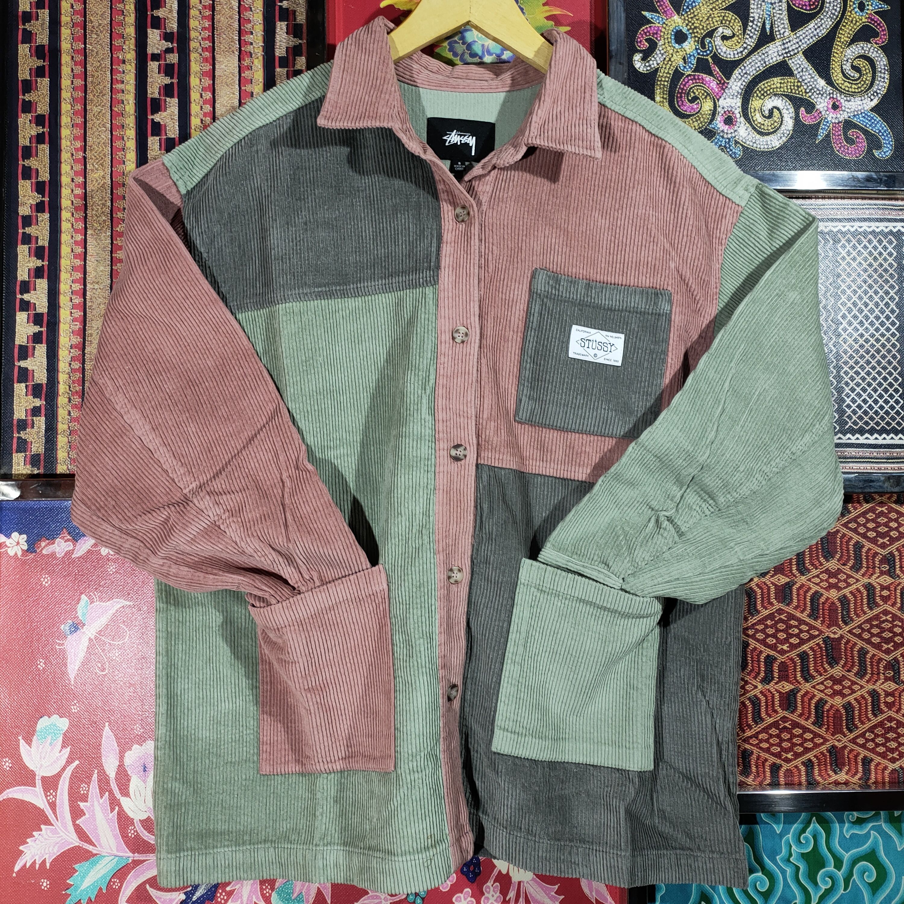 Japanese Brand × Streetwear × Stussy Stussy CHORD JACKET MULTI COLOR ...