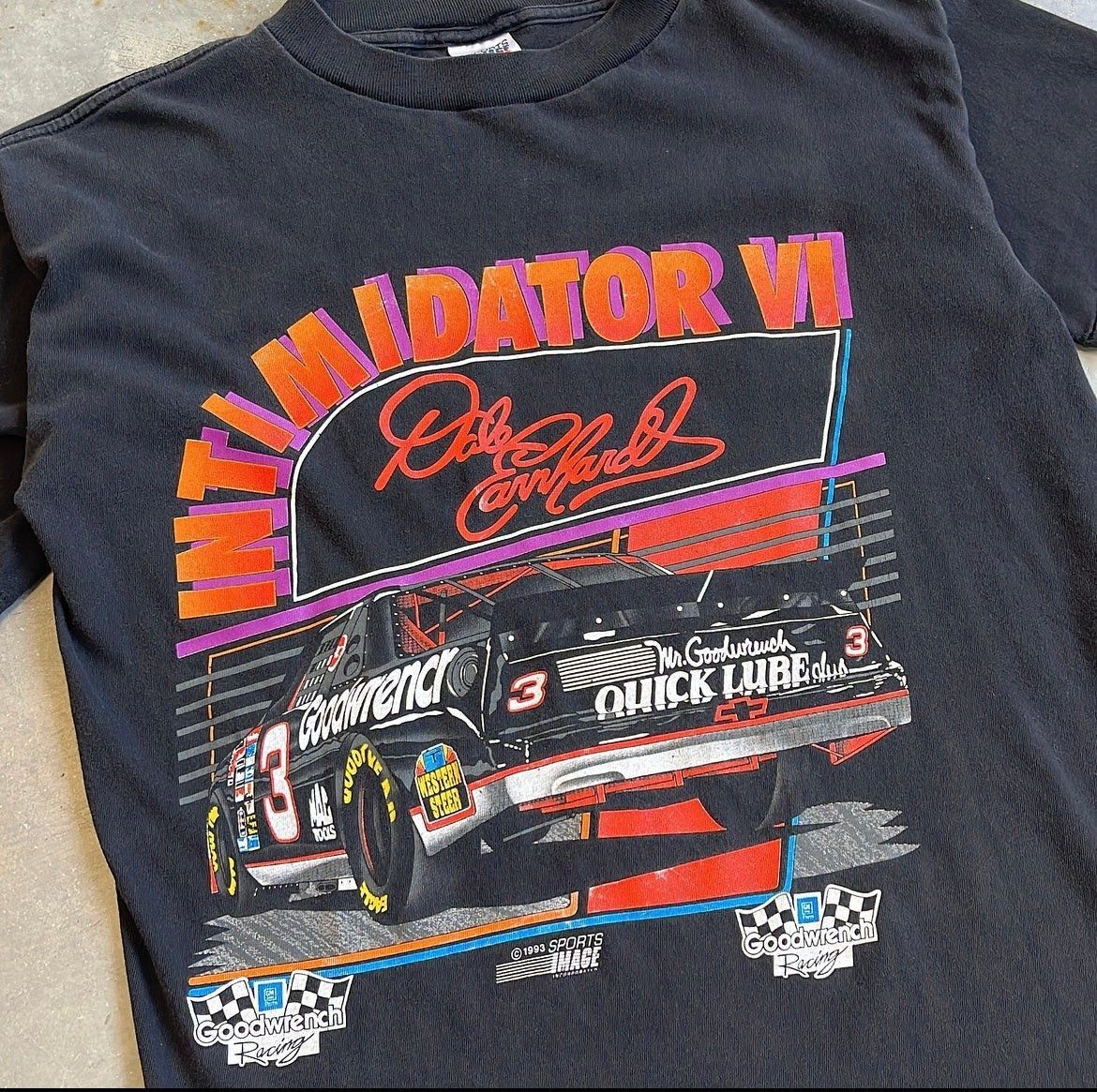 Vintage 1993 Dale Earnhardt Intimidator Tour Tee | Grailed