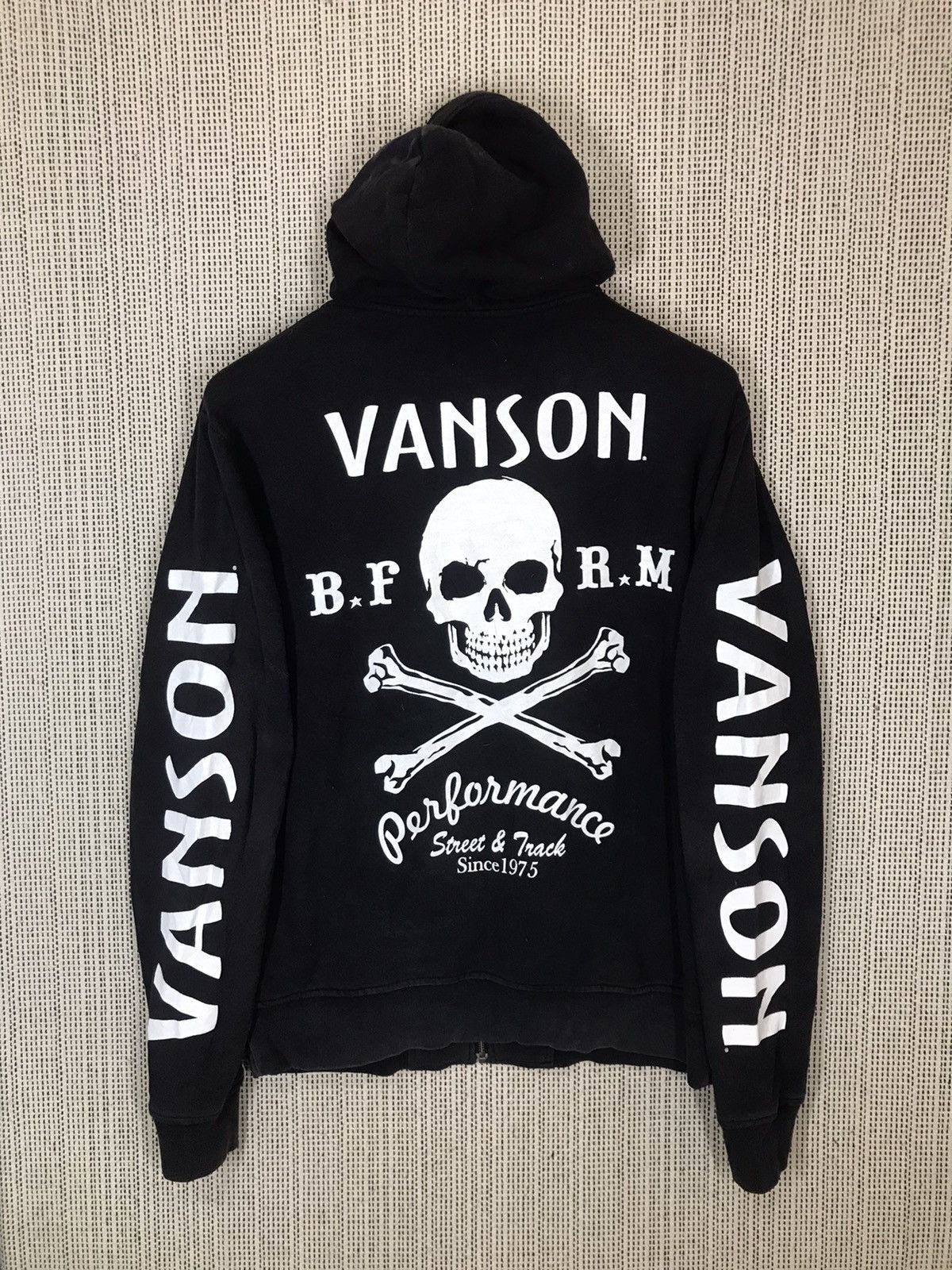 If Six Was Nine × Skulls × Vanson Leathers LAST DROP 🔥VANSON LEATHERHOODIE SPELLOUT BIG LOGO ...