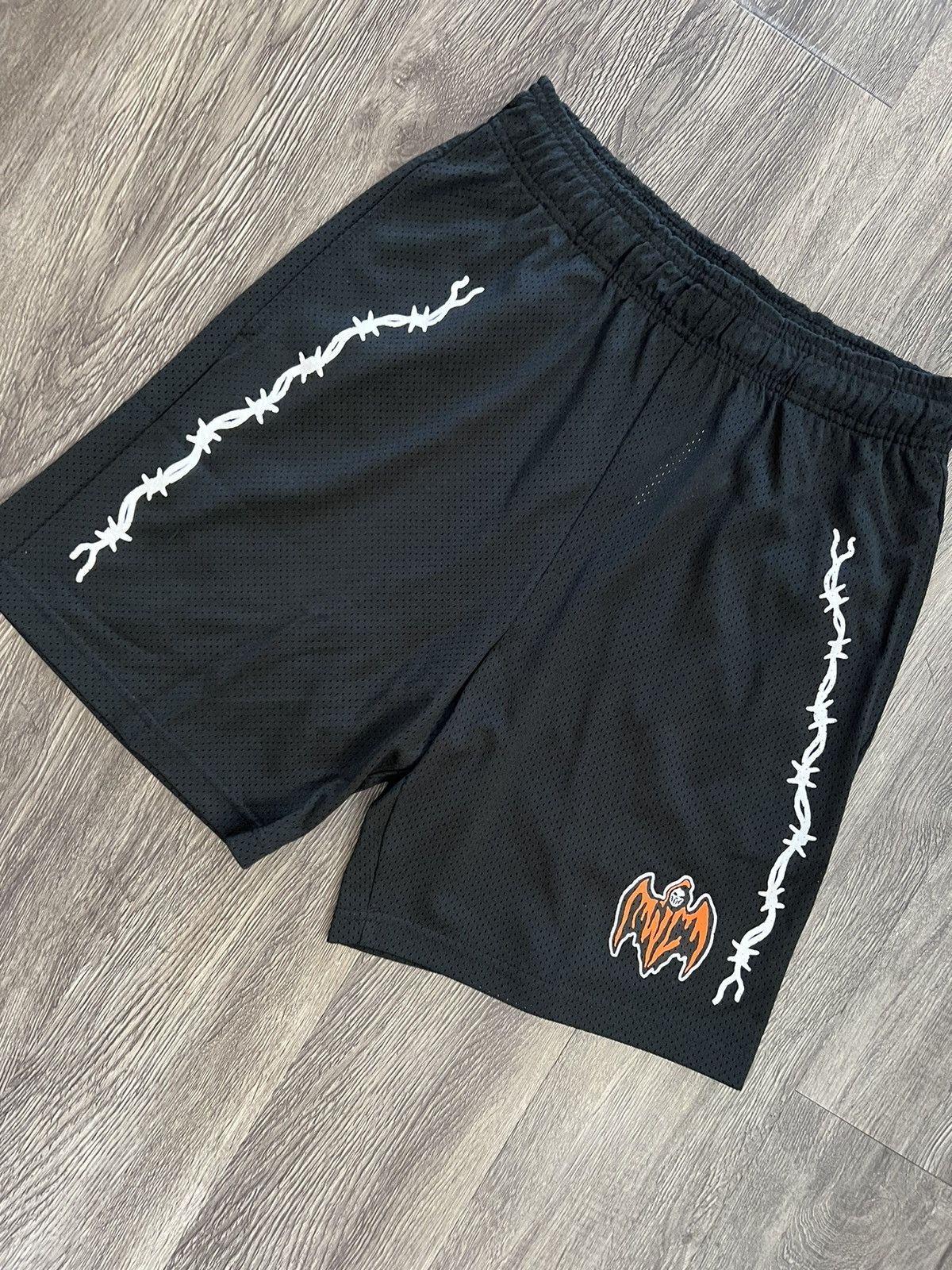 Warren Lotas Warren Lotas Bat Logo Mesh Shorts | Grailed