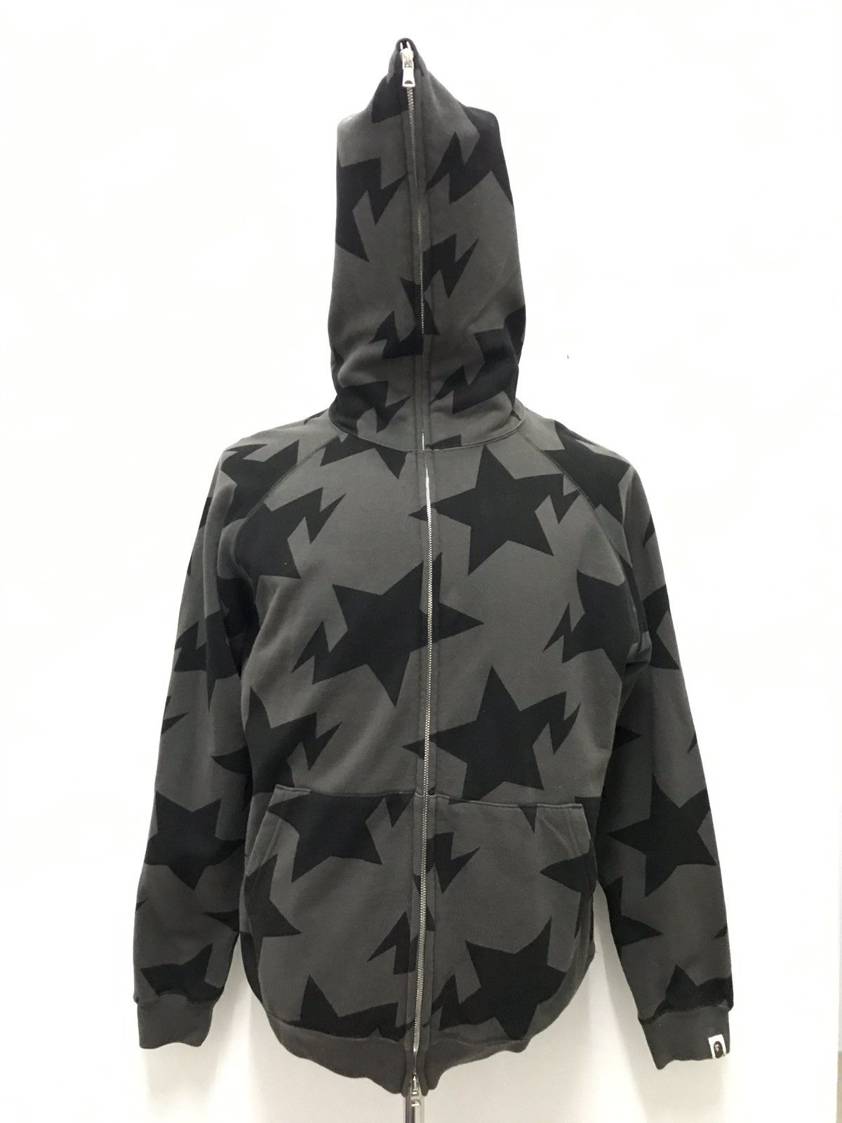 Bape × Nigo STA PATTERN FULL ZIP HOODIE | Grailed