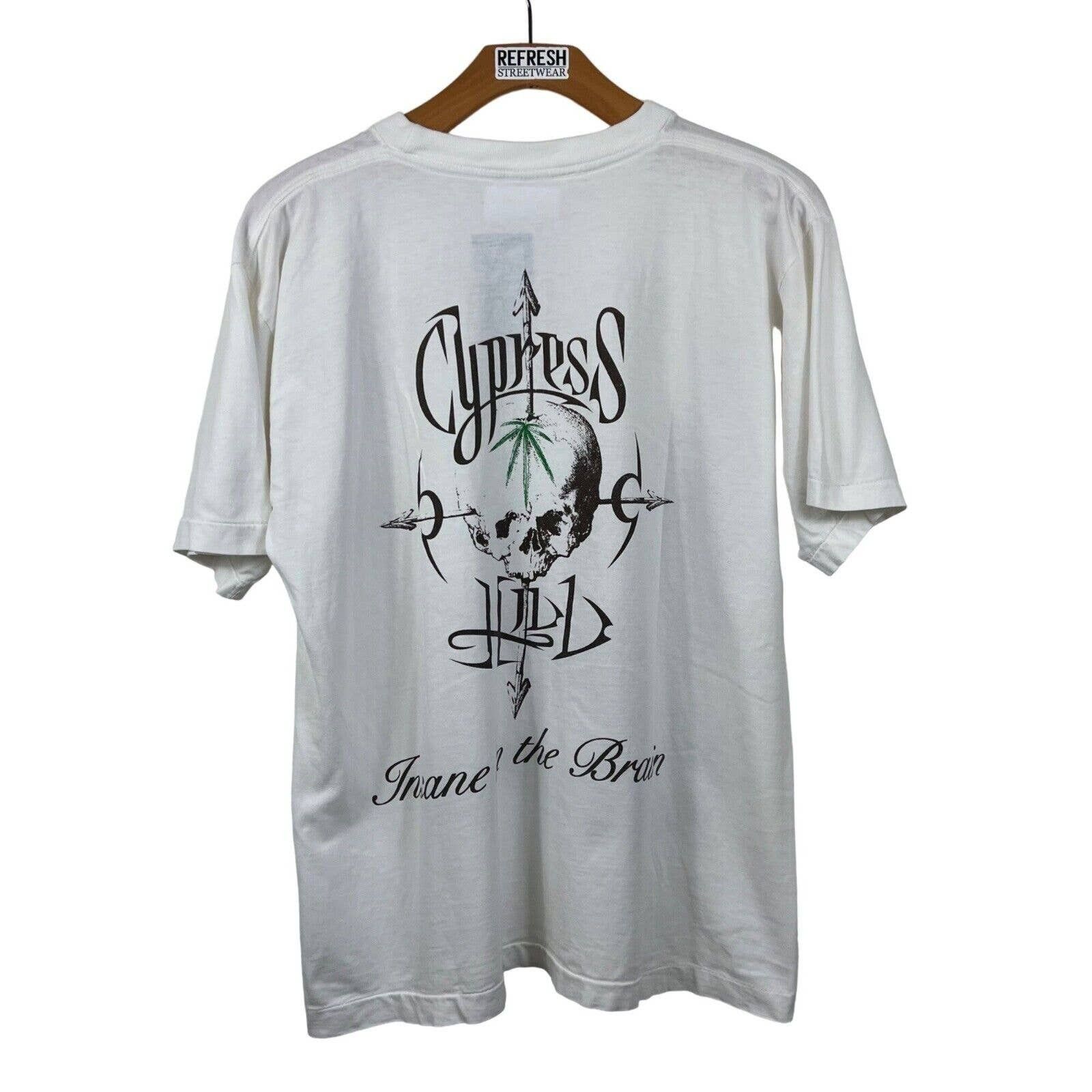 Vintage Vintage 1990s Cypress Hill Insane in The Brain Rap Tee Euro ...