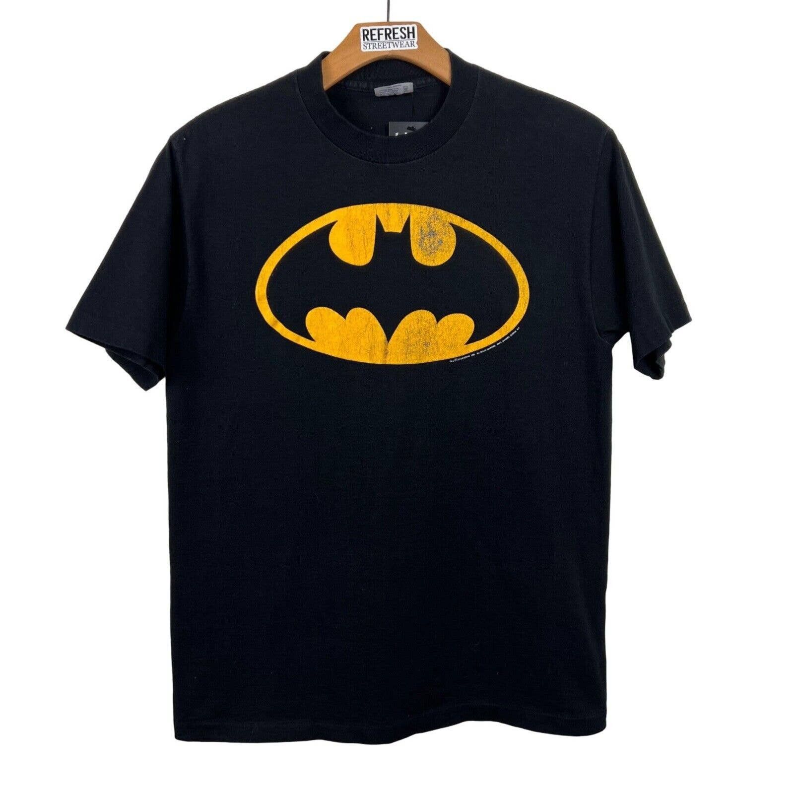 Vintage Vintage 1980s Batman Black Graphic T Shirt Single Stitch Tee Grailed