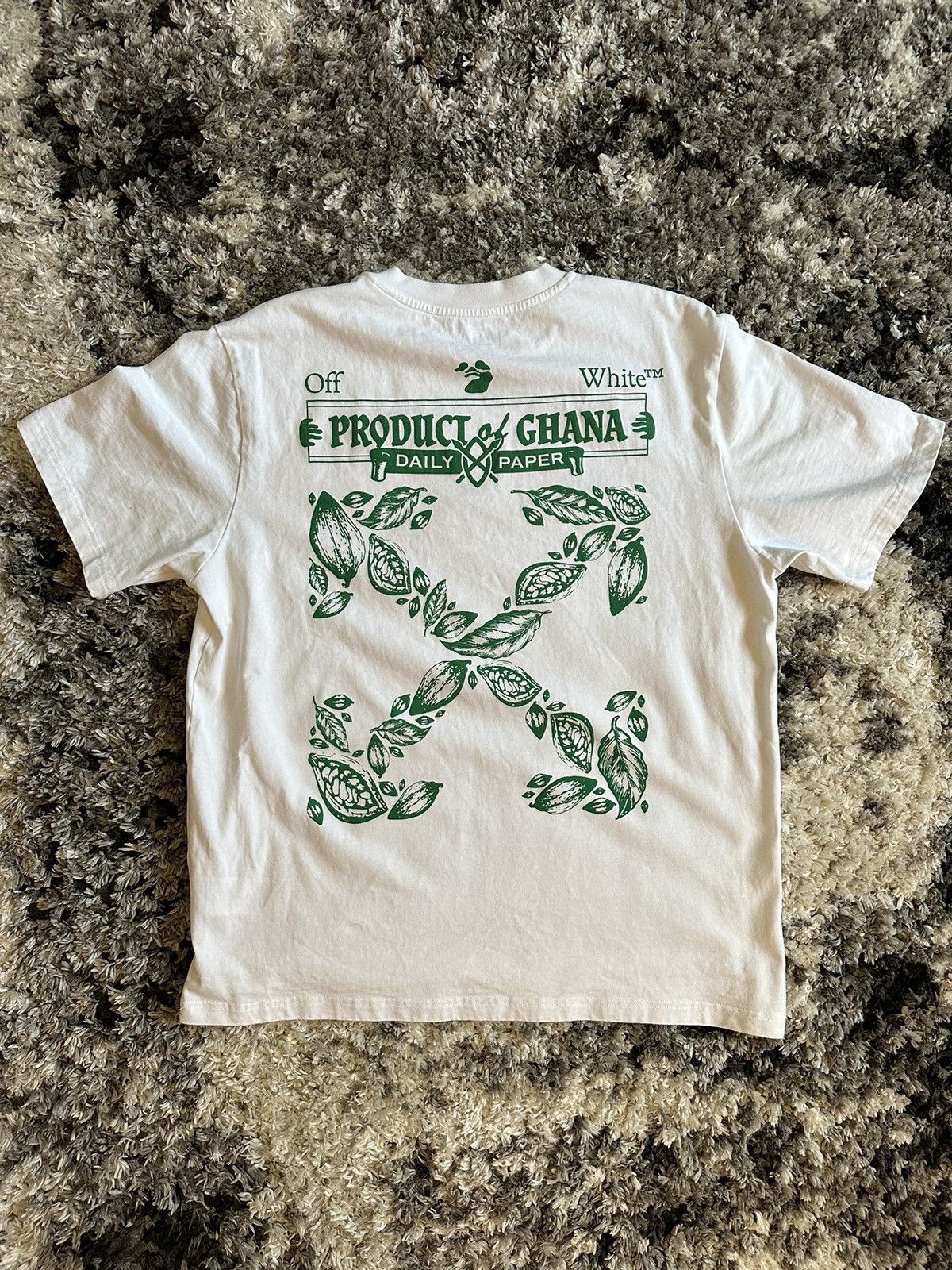 Daily Paper × Off-White Off-White Daily Paper Surf Ghana Tee | Grailed
