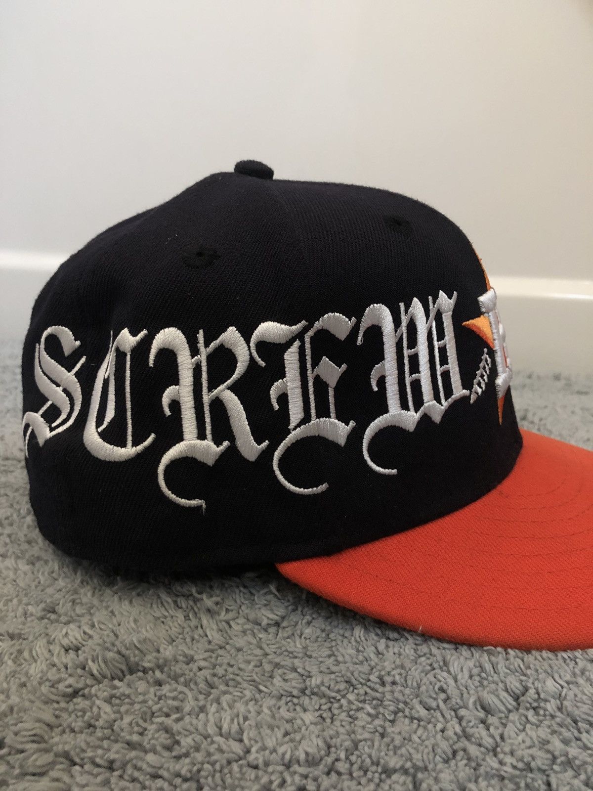 New Era × Vlone VLONE HOUSTON SCREWHEAD FITTED HAT 7 1/8 | Grailed