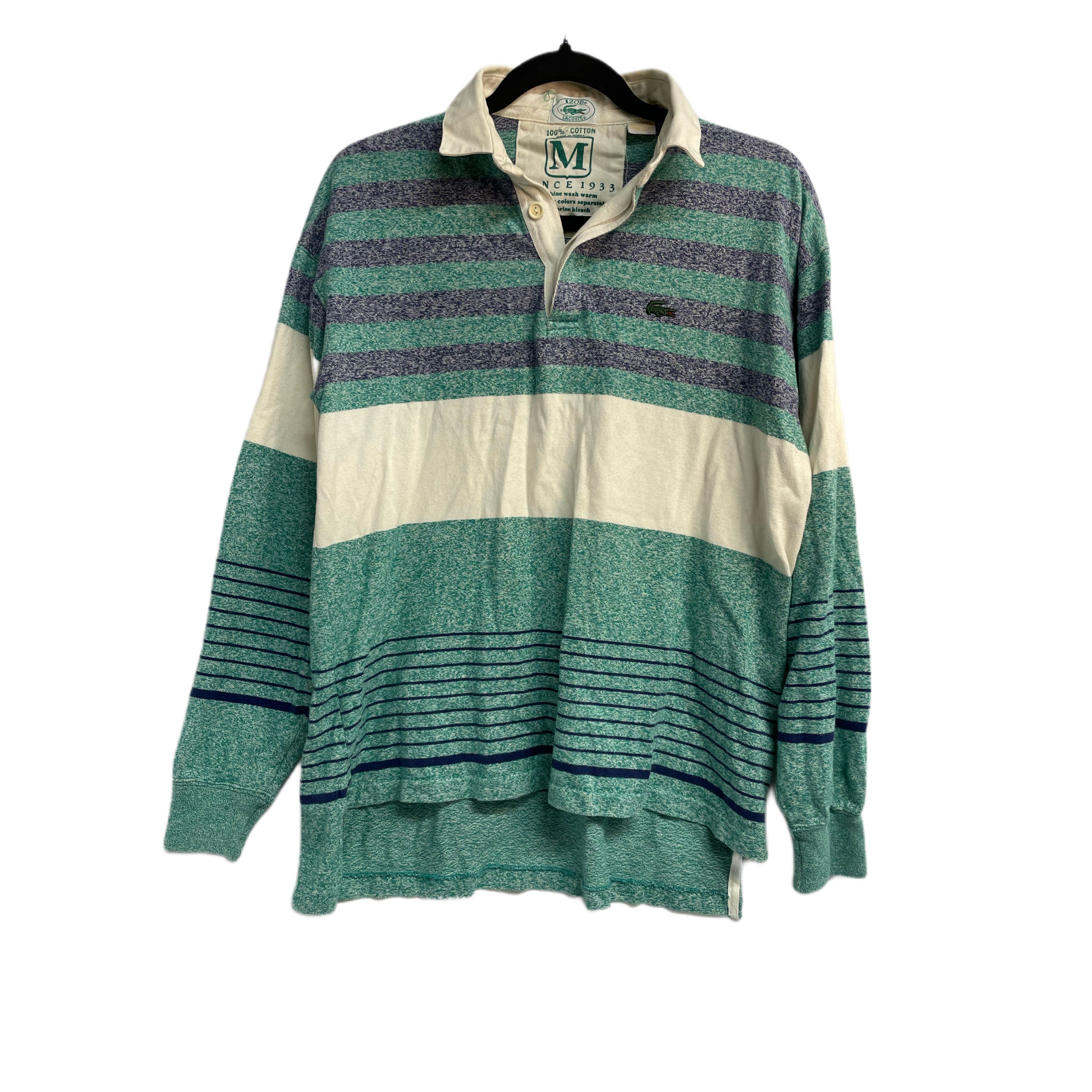 Lacoste Retro Lacoste Striped Rugby Shirt | Grailed