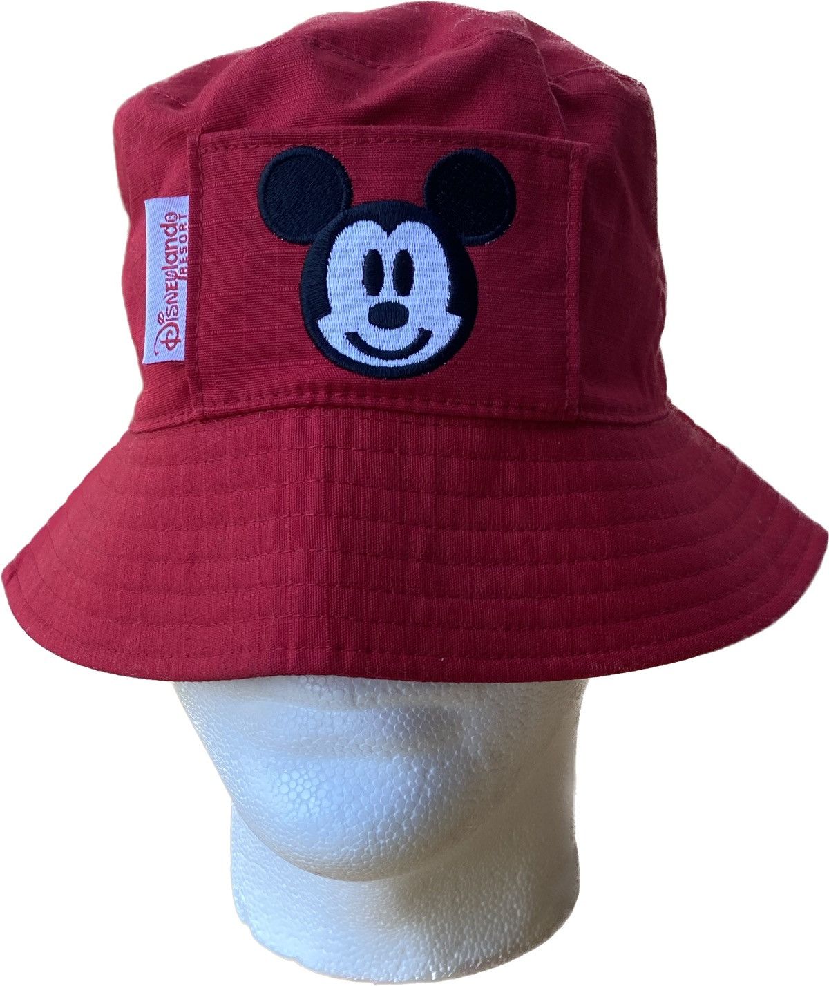 Disney Mickey Mouse Disneyland Resort Bucket Hat Red Kids/ Women | Grailed