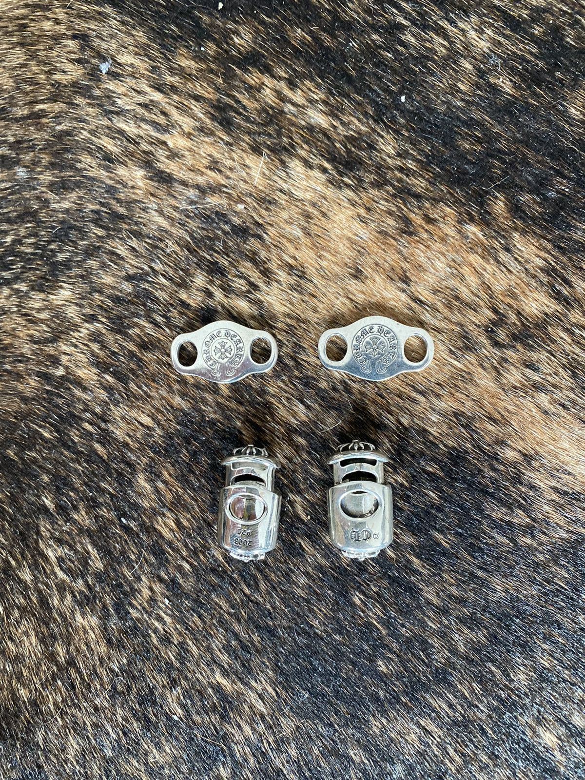 Chrome Hearts Chrome Hearts Lace Lock and Lace Stopper Set | Grailed