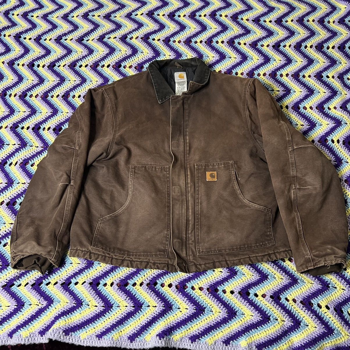 Vintage Vintage Carhartt J22-CHT Jacket Quilt Lined XL Made In USA ...