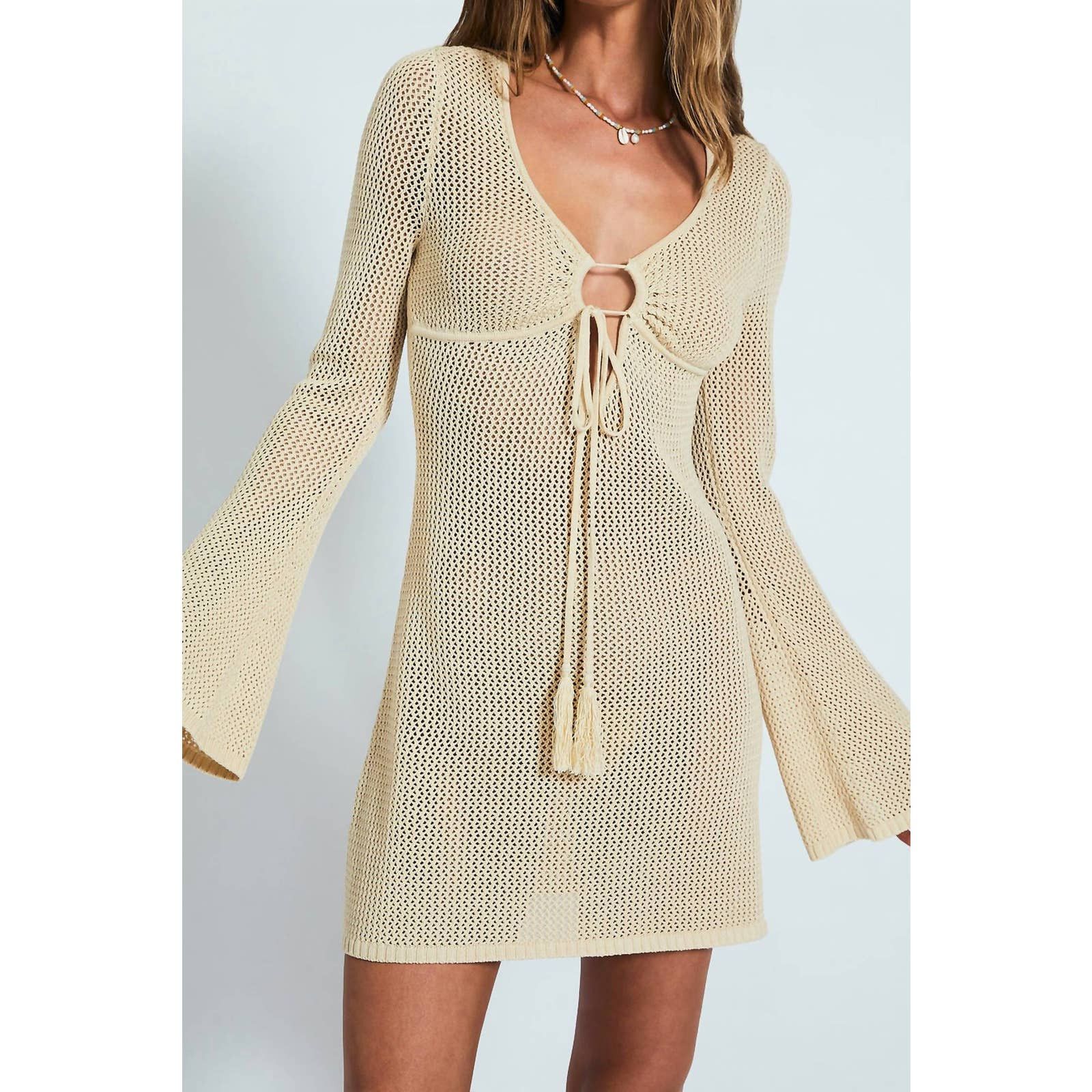 Designer DEVON WINDSOR Cassandra Dress In Sand | Grailed
