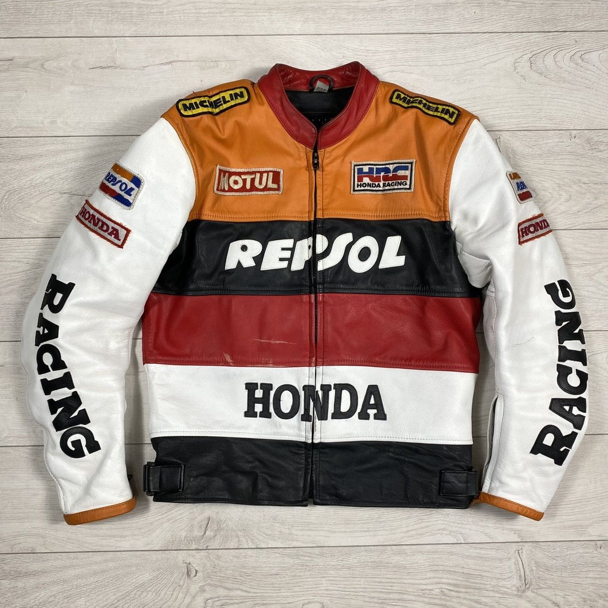 Honda Leather Honda Repsol Motoracing Jacket | Grailed