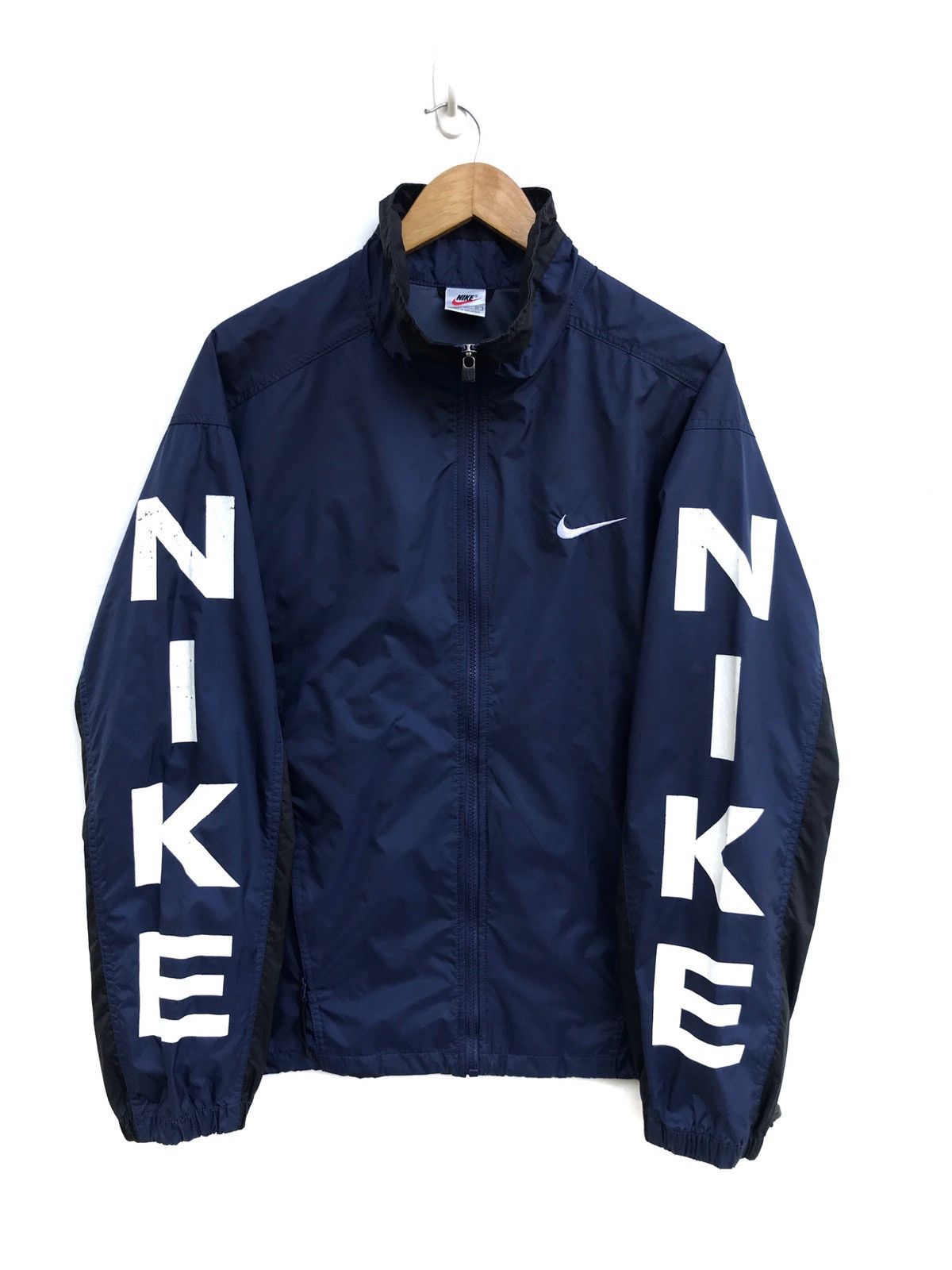 Nike Vintage Nike Block Spell Out Logo Windbreaker Tracksuit | Grailed