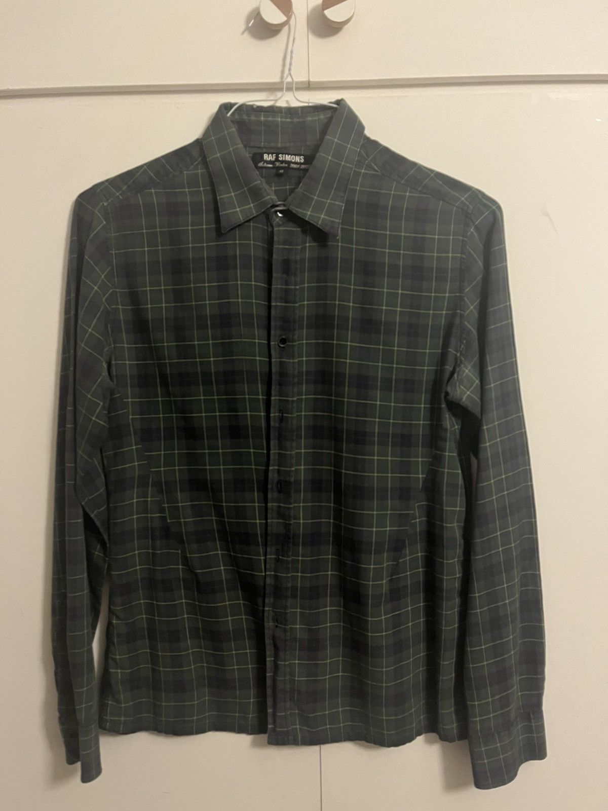 Raf Simons Legendary 2001 Riot Riot Riot original double collar shirt ...