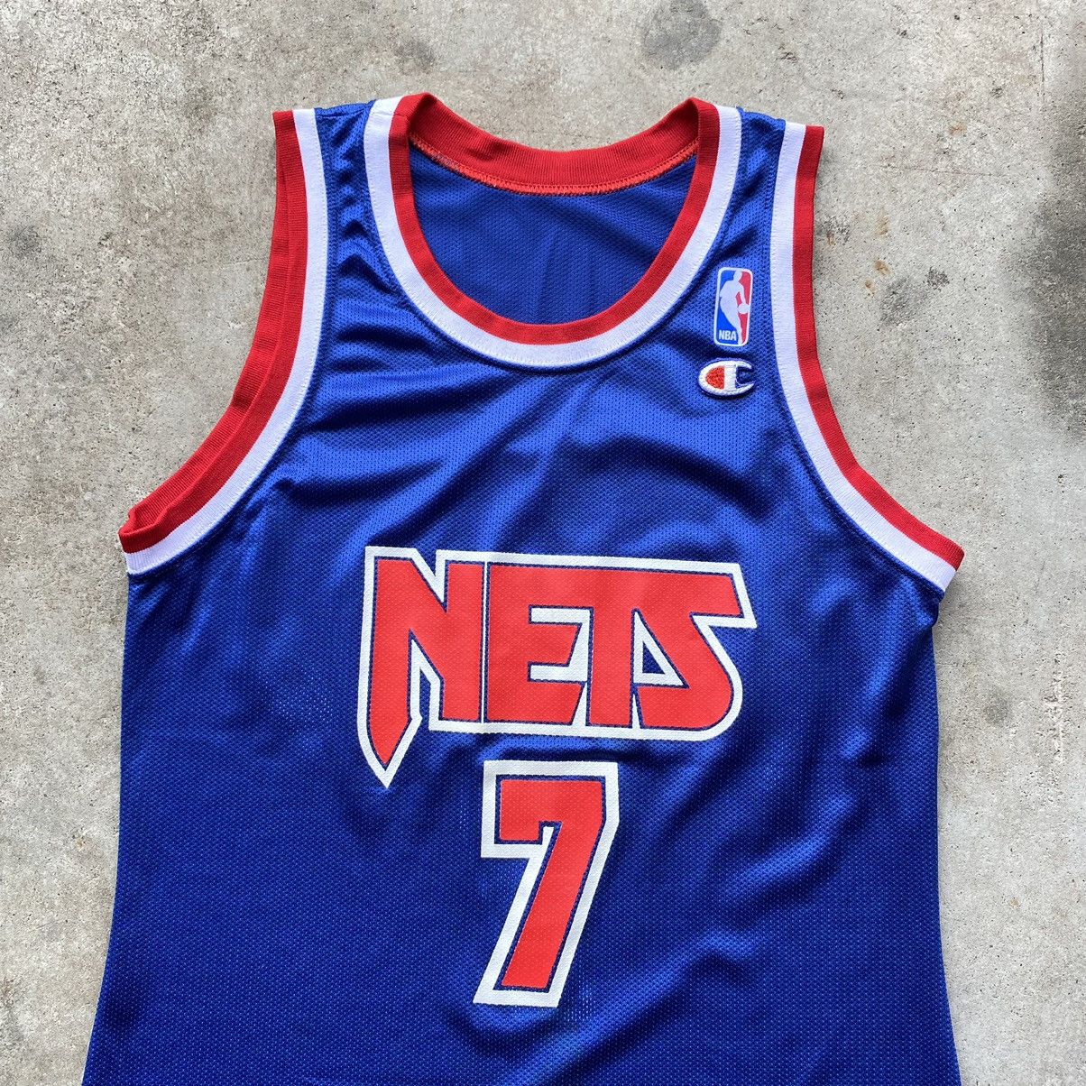 Champion × NBA × Vintage vintage 90s CHAMPION New Jersey Nets jersey ...