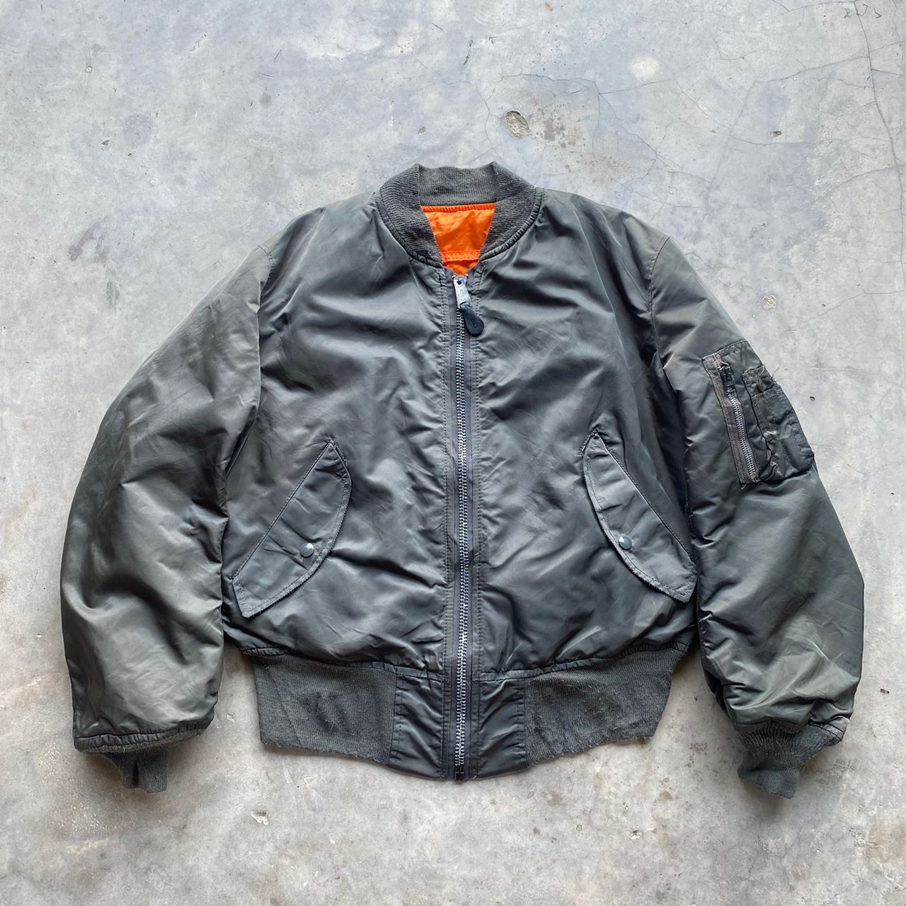 Alpha Industries × Bomber Jacket × Military Vintage Alpha Industries ...