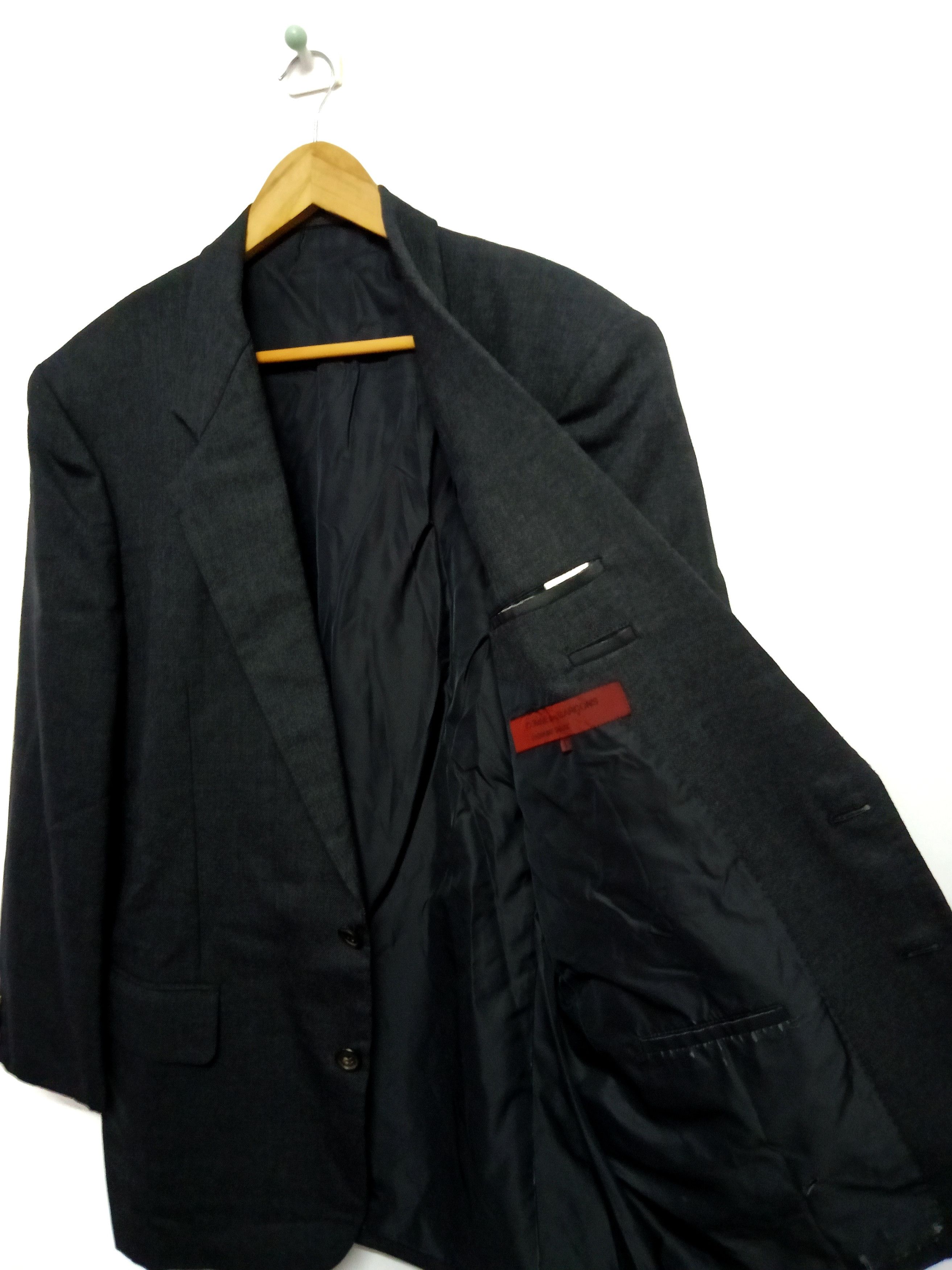 Comme des Garcons COMME DES GARCONS HOME DEUX MEN BLAZER DARK GREY ...