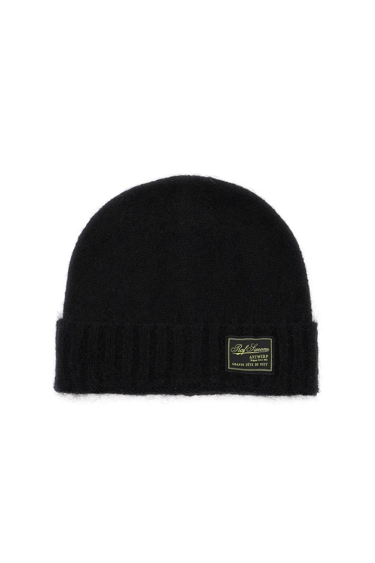 Raf Simons Raf simons mohair-blend beanie hat | Grailed