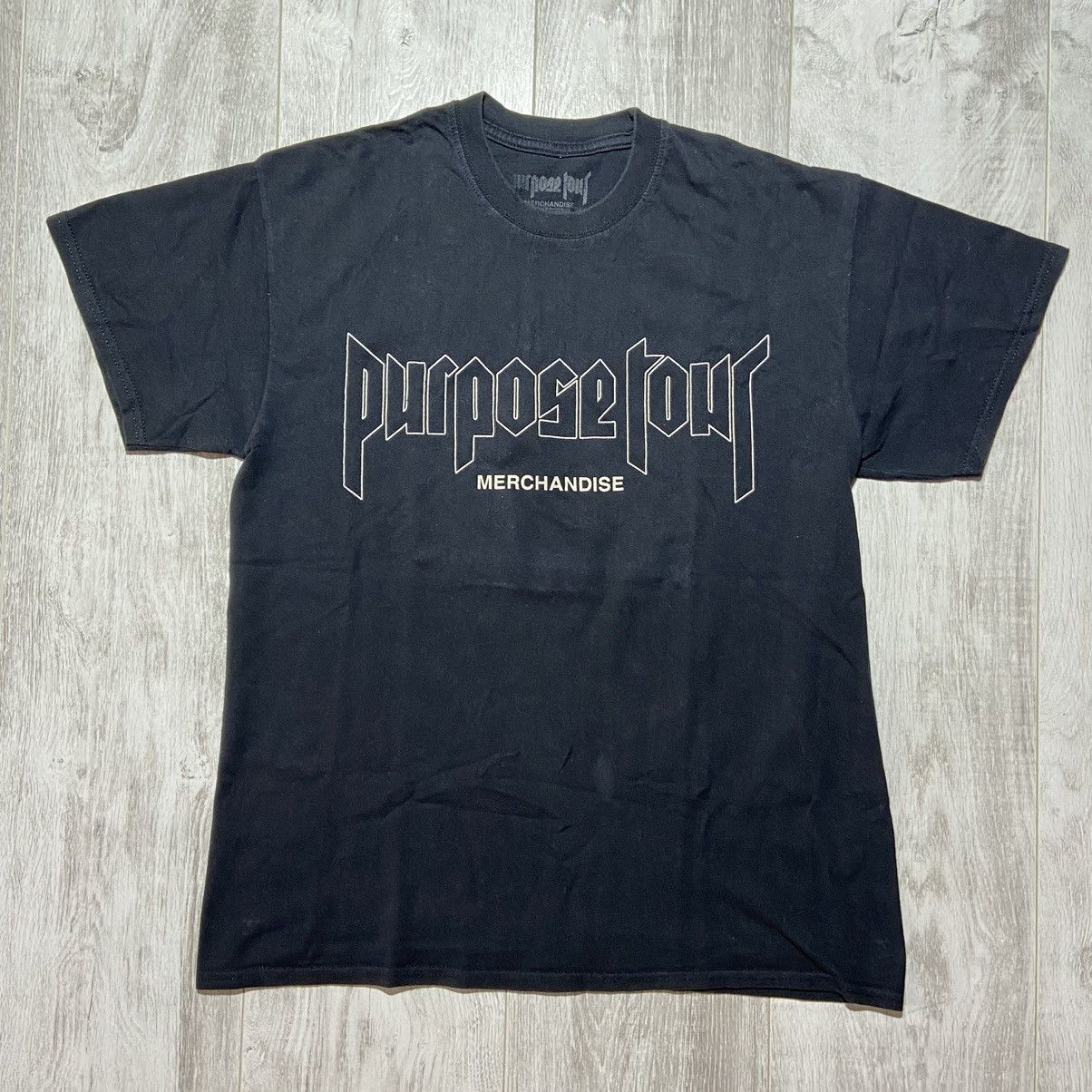 Band Tees × Justin Bieber × Purpose Tour Merchandise Vintage Justin ...