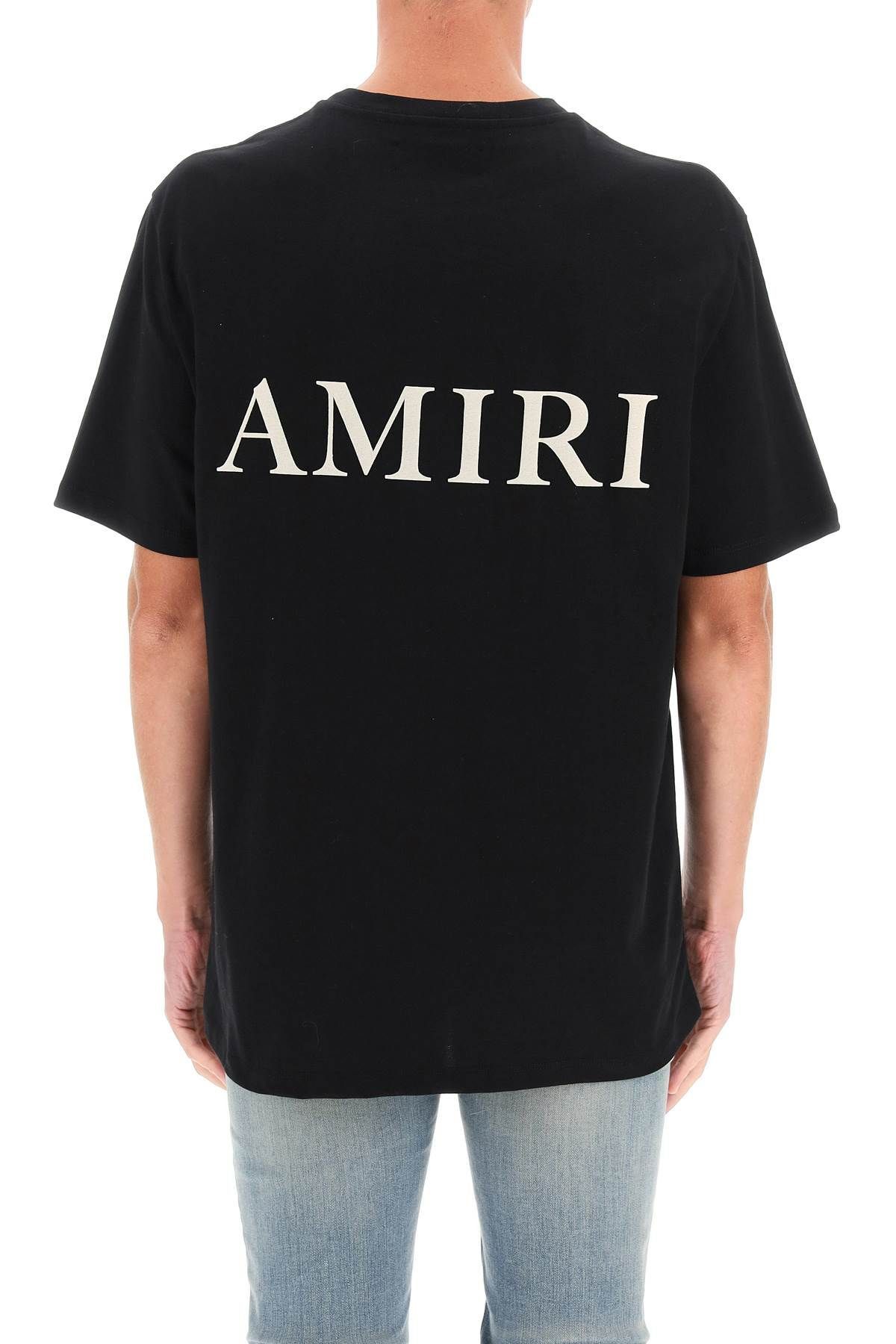 Amiri Amiri Textured Front & Back Logo T-Shirt | Grailed