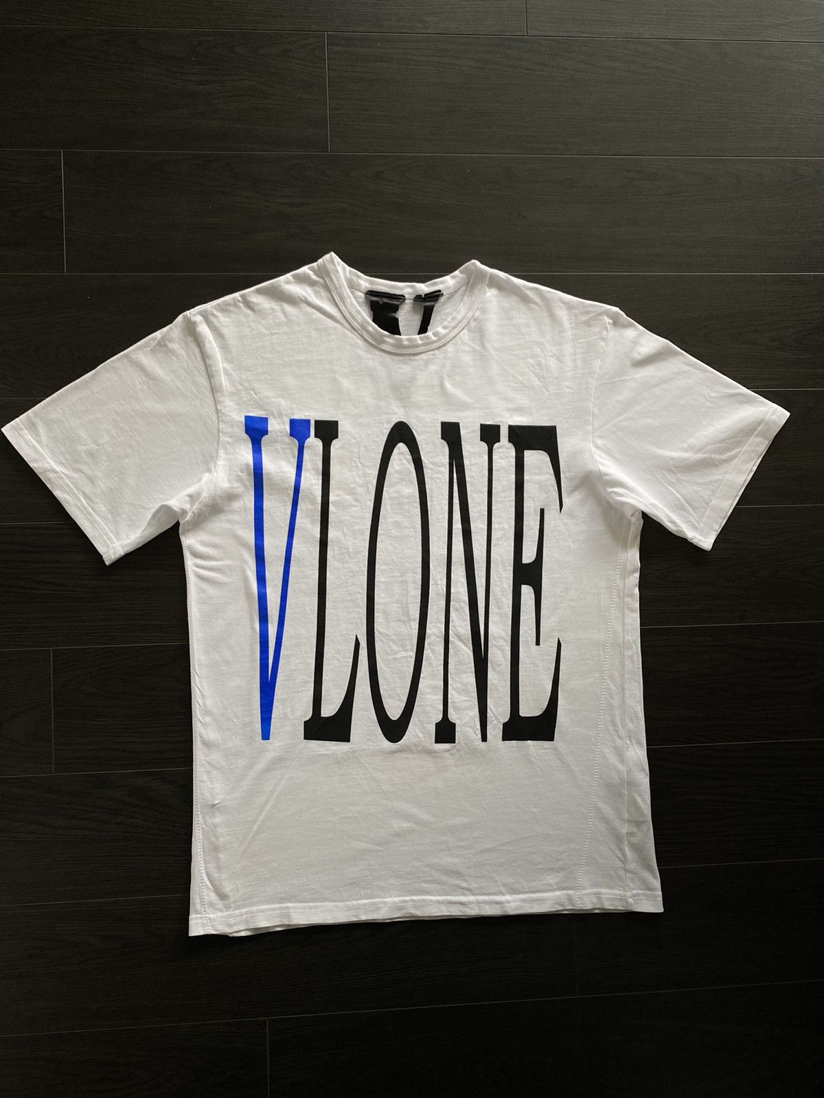 Vlone Staple Blue T-shirt | Grailed