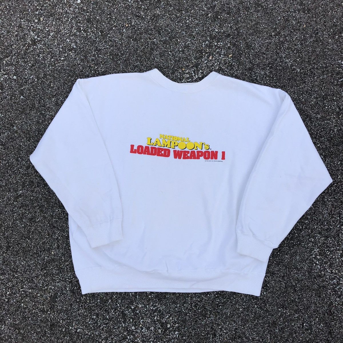 Vintage 1993 National Lampoon's Loaded Weapon Movie Promo Tee XL | Grailed