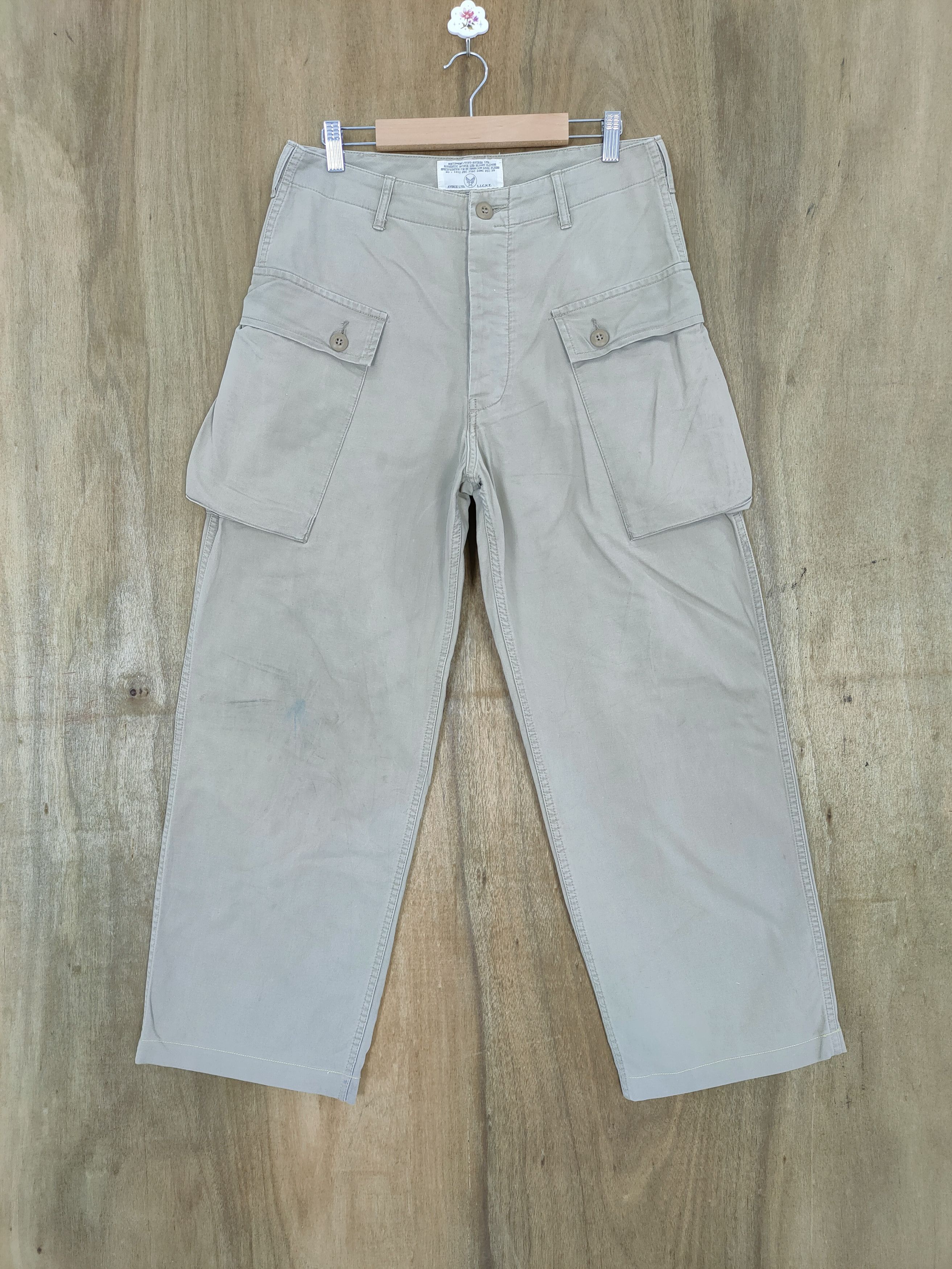 Avirex × Military × Streetwear AVIREX FADED MONKEY CARGO PANTS | Grailed