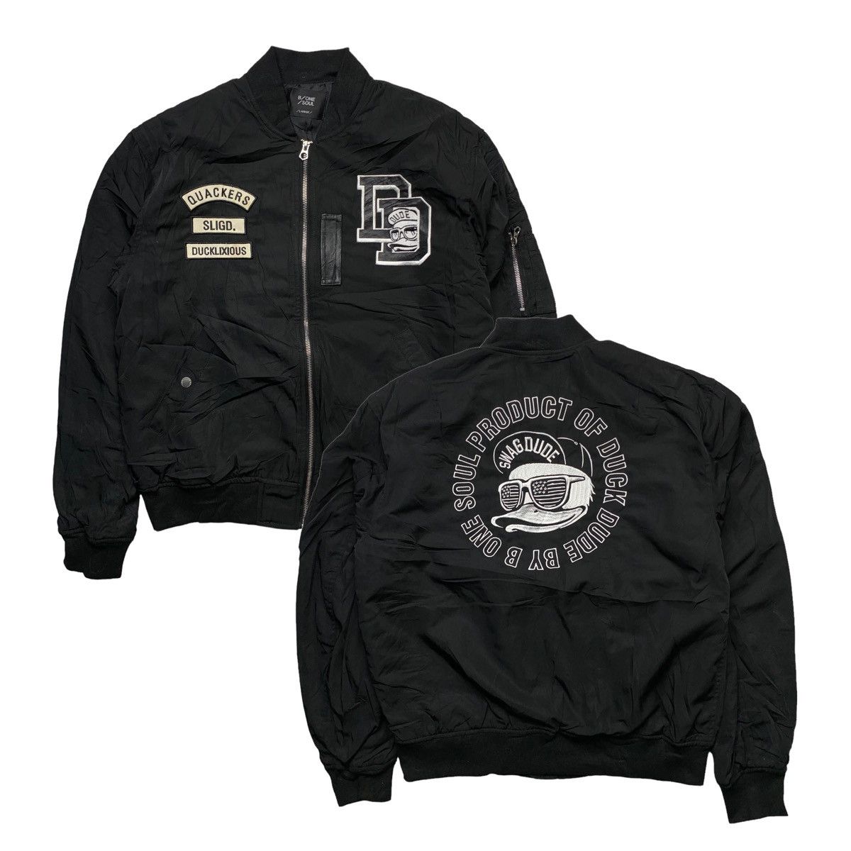 Japanese Brand Bone Soul Bomber Jacket | Grailed