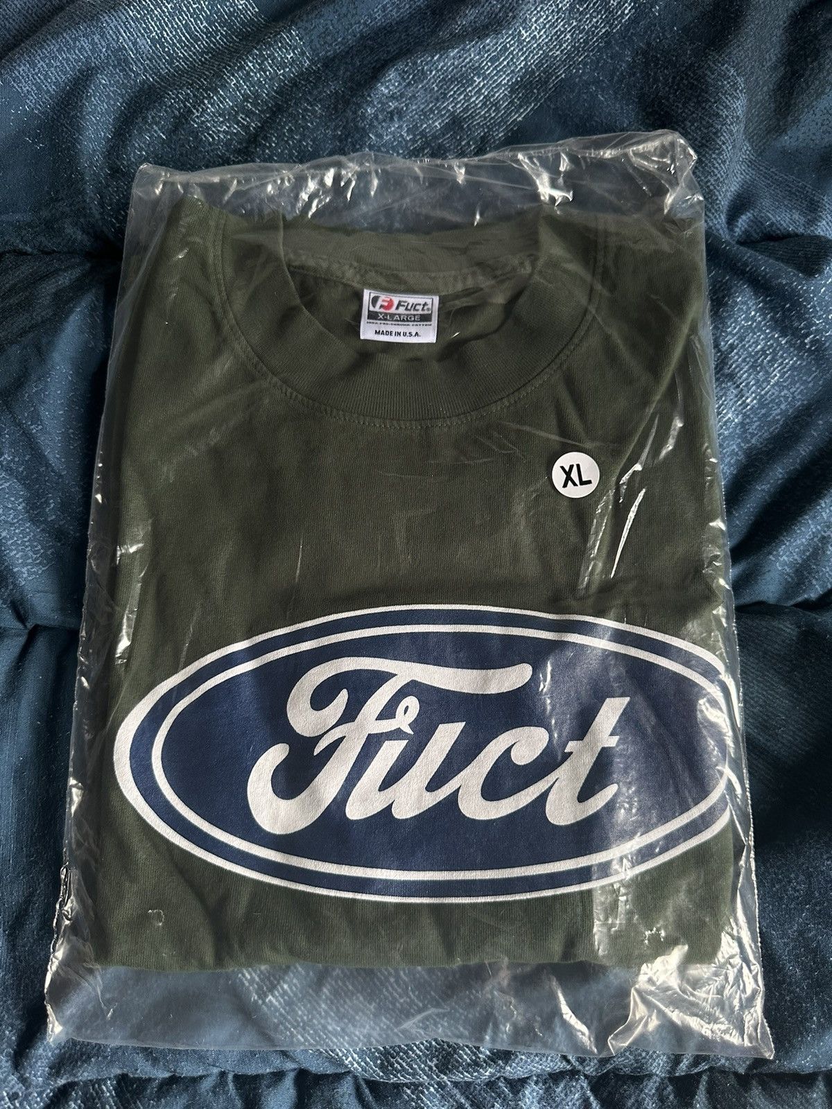 FUCT Fuct Oval Parody Logo tshirt | Grailed