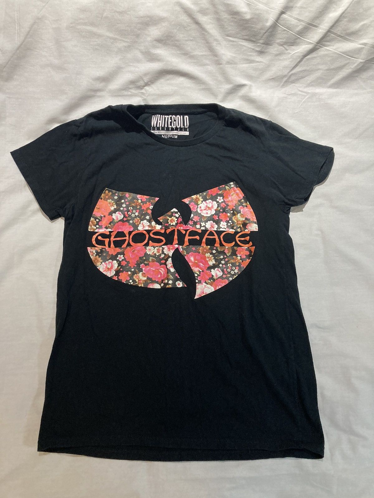 Wu Tang Clan Ghostface Killah t-shirt, White Gold Tarantula brand | Grailed