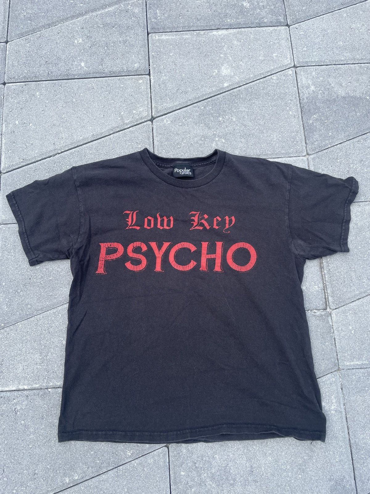 Vintage Lowkey Psycho Vintage style baby tee goth emo punk | Grailed