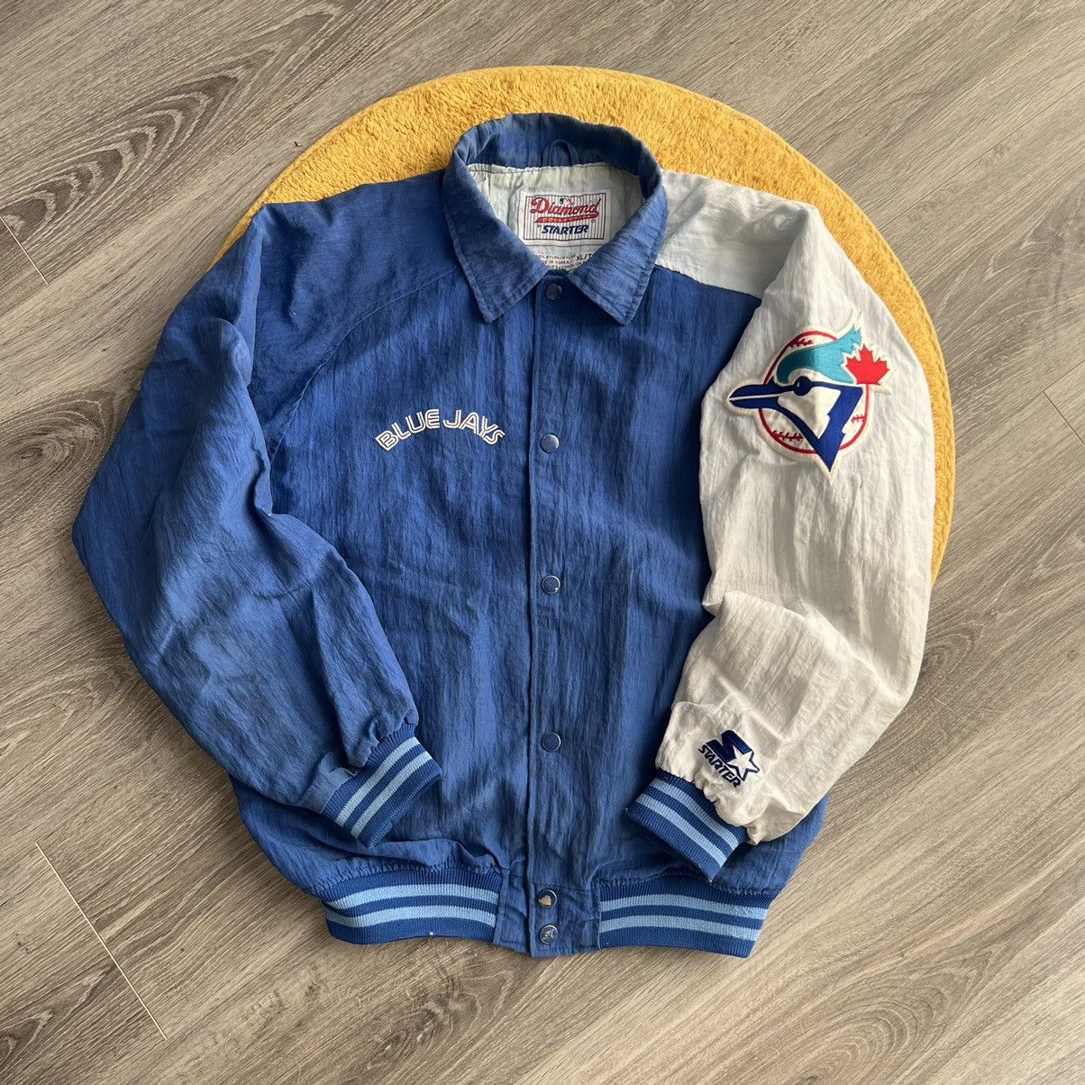 Vintage 90s starter Toronto blue jays baseball jacket | Grailed