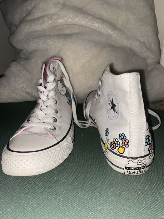 Converse Hello Kitty High Top Converse | Grailed