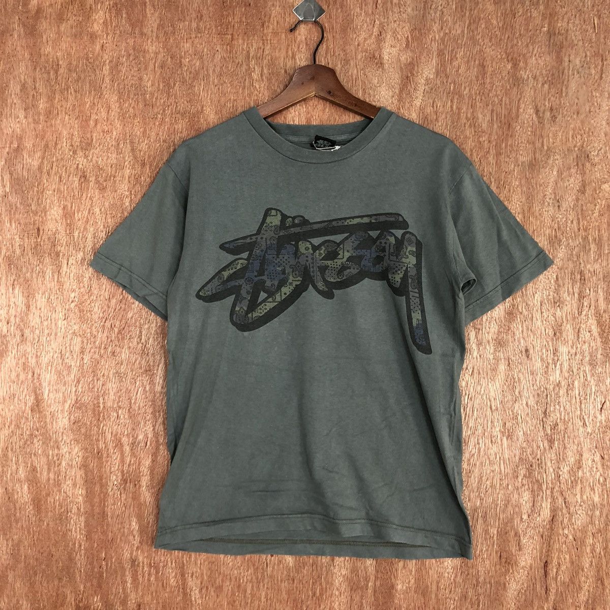 Streetwear × Stussy × Vintage Stussy vintage Big Logo streetwear tee #1597 | Grailed