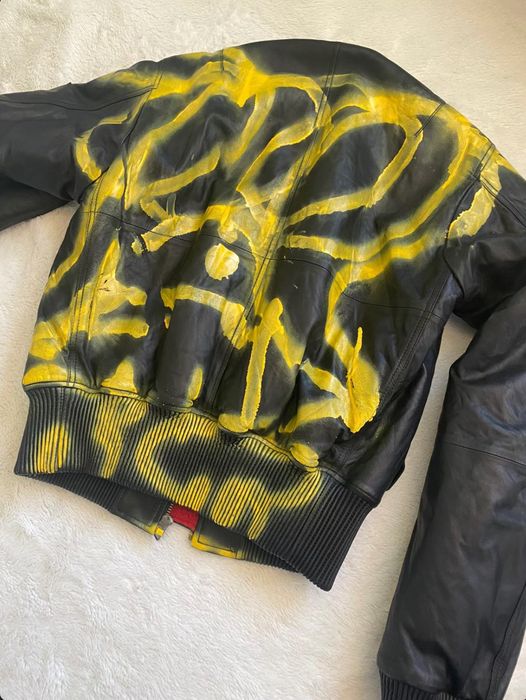 Vlone Worn by playboi carti Vlone X Scoloctgram leather jacket | Grailed