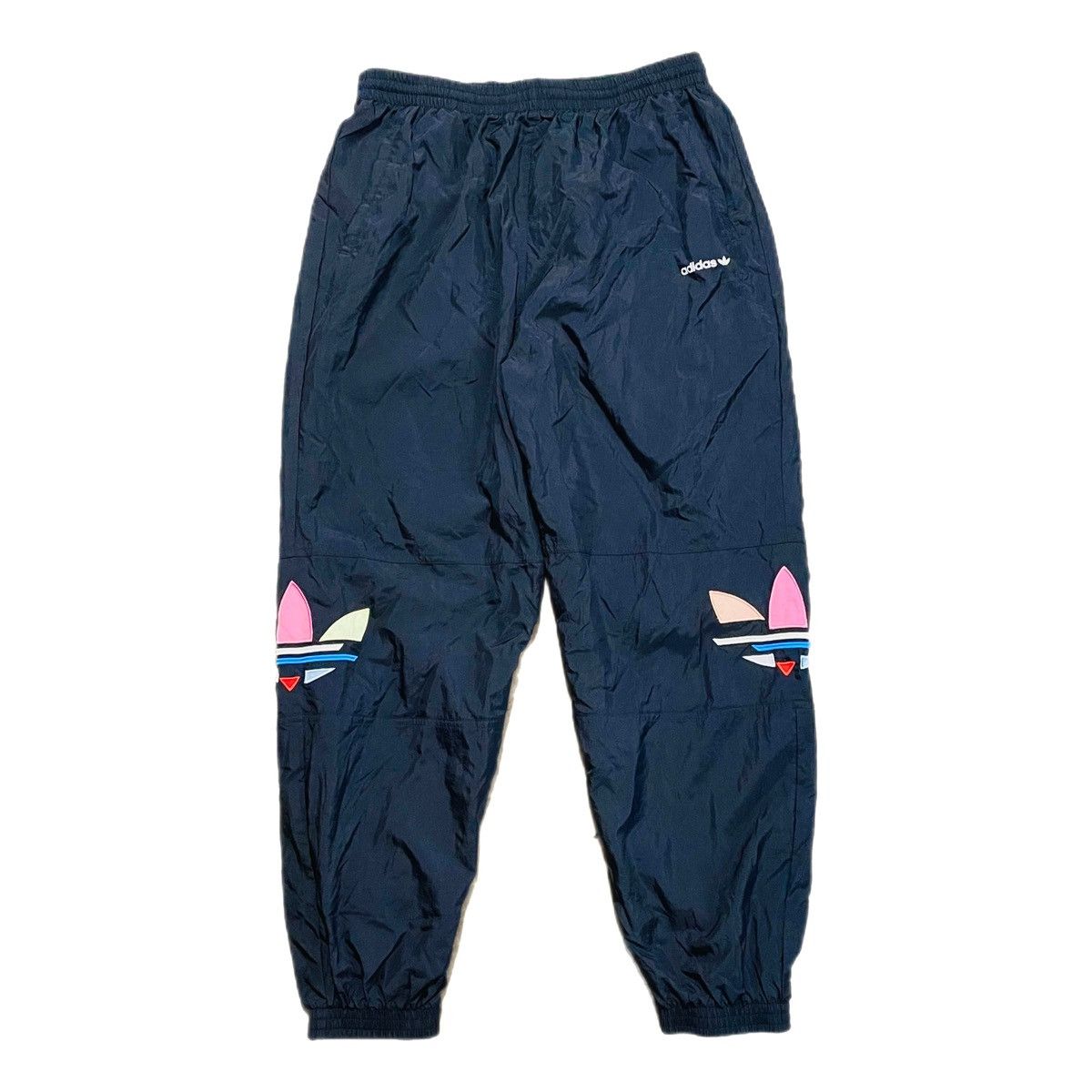 Adidas Adidas Prime Green Colorful Logo Nylon Track Pants | Grailed