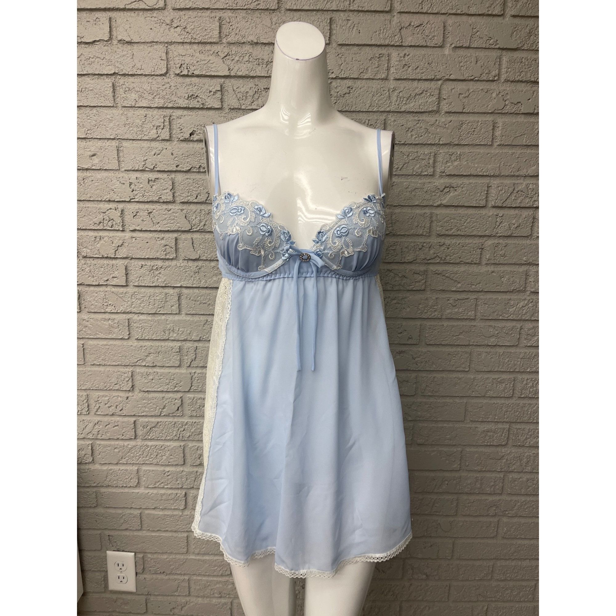 Other NWOT Cinema Blue Lace Lingerie Sleepwear Size S | Grailed