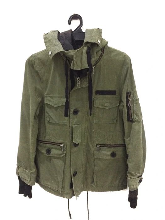 Japanese Brand JapaneseBrand GGD Tokyo Tactical Olive Green Zipper ...