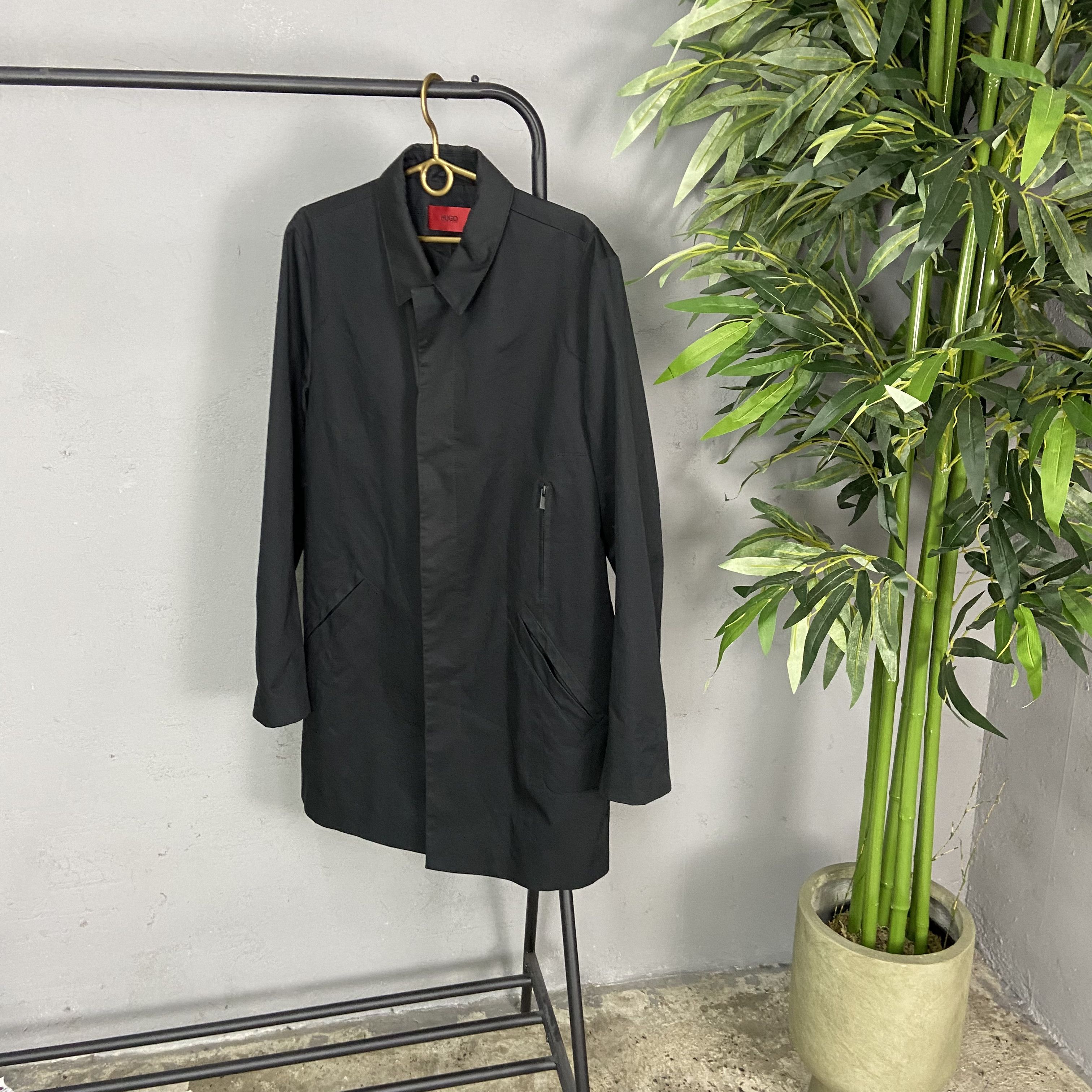 Vintage MADE IN UKRAINE 1990s ARCHIVE HUGO BOSS TRENCH COAT JACKET ...