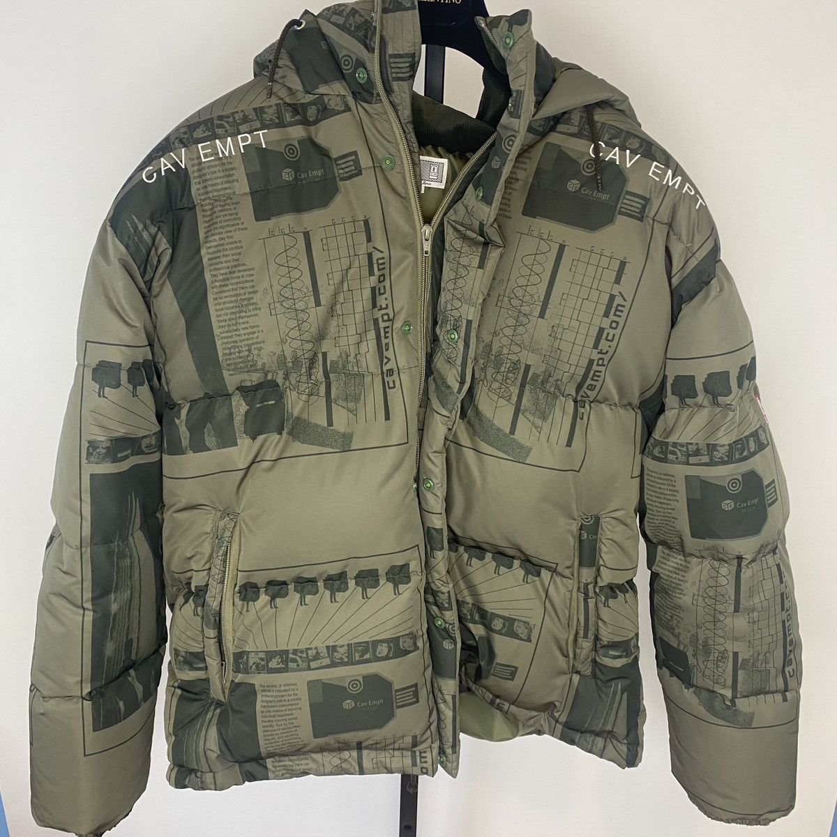 Cav Empt CAV EMPT ‘Puffer Jacket’ Green Size L | Grailed