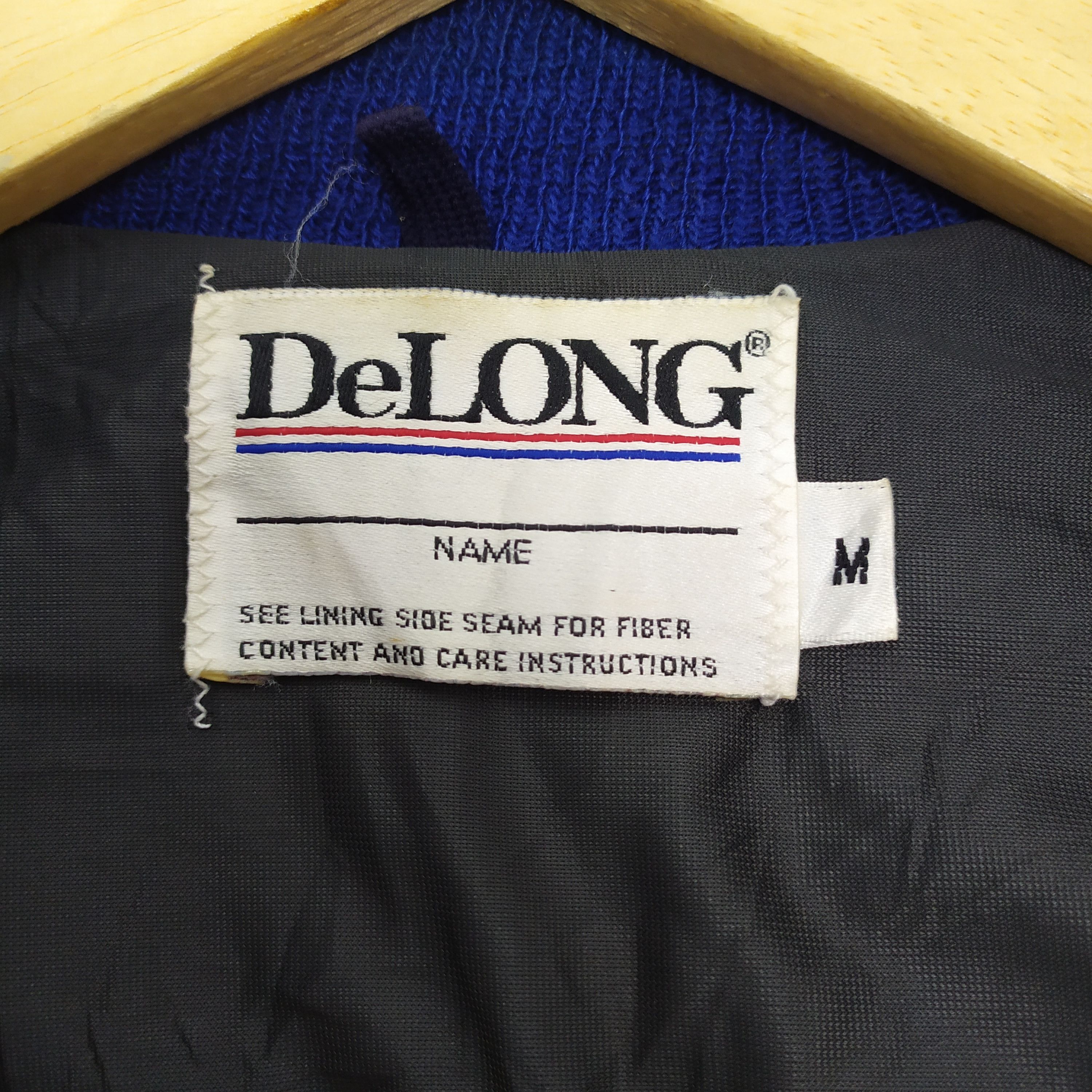 Vintage DELONG GTE MOBILENET WOOL VARSITY JACKET LEATHER SLEEVE | Grailed