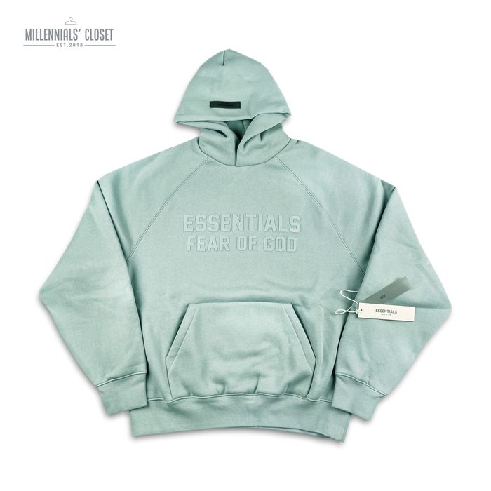 Fear of God Fear of God Essentials Hoodie Sycamore SS23 size XL | Grailed