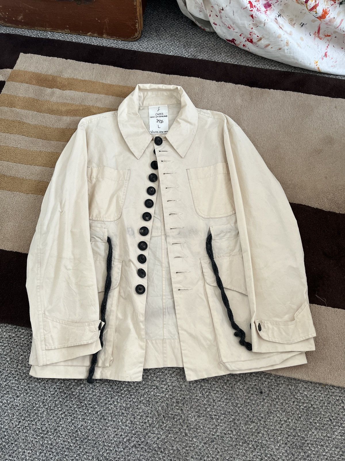 John Alexander Skelton Water proof JAS jacket with rope fastening size ...