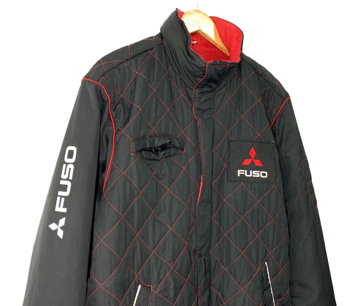 Sports Specialties 🇯🇵 Mitsubishi Fuso Quilted Racing Jacket Japan | Grailed